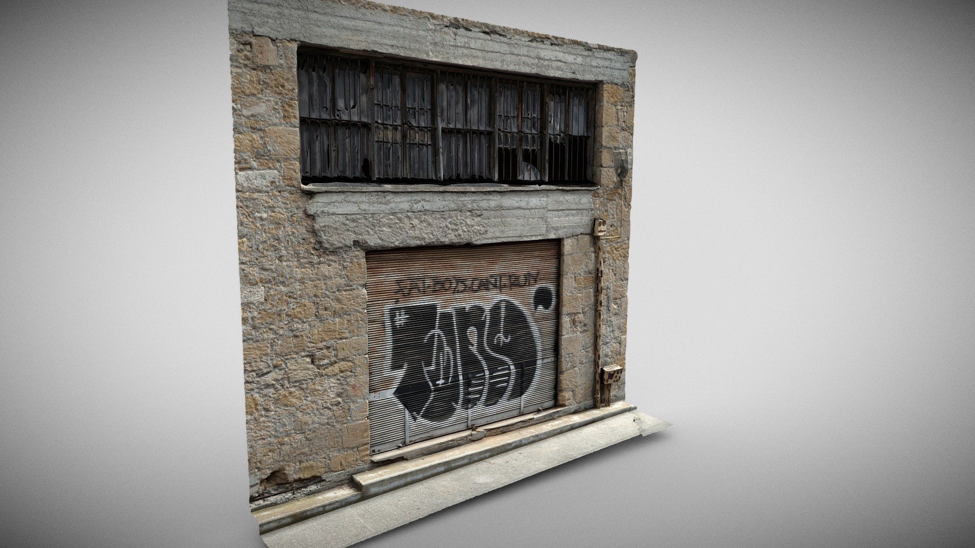 Graffiti Wall #1 - Download Free 3D model by olkaad [732a503] - Sketchfab