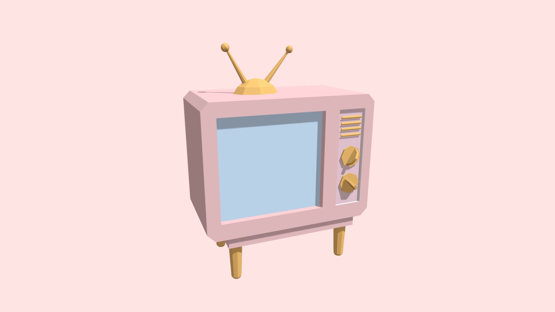 TV - 3D model by Amanda Novelli (@mangarevoltz) [732ad35] - Sketchfab