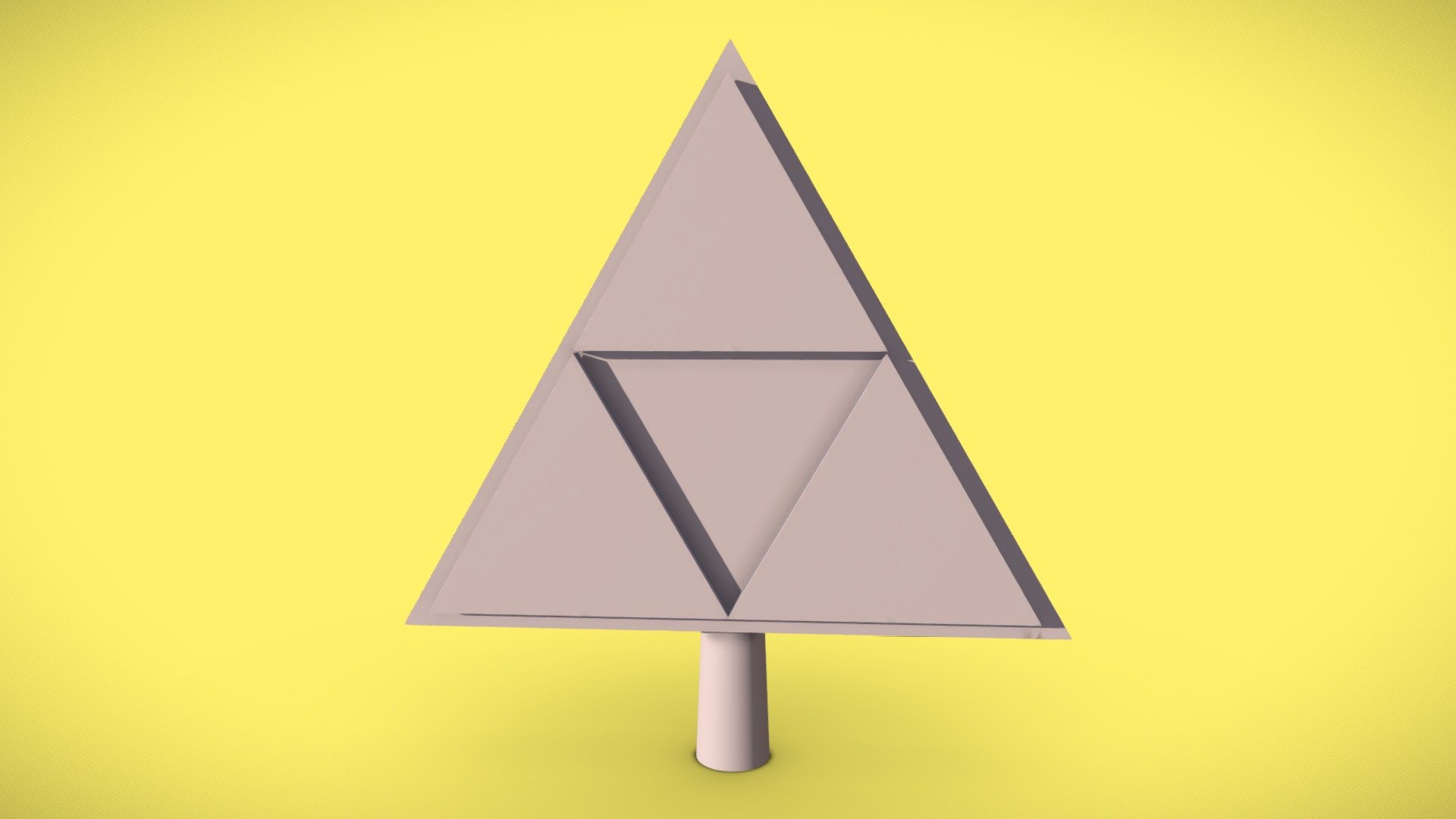 Triforce star tree - Buy Royalty Free 3D model by Anna Gual (@annagualhz) [732ad6f] - Sketchfab ...