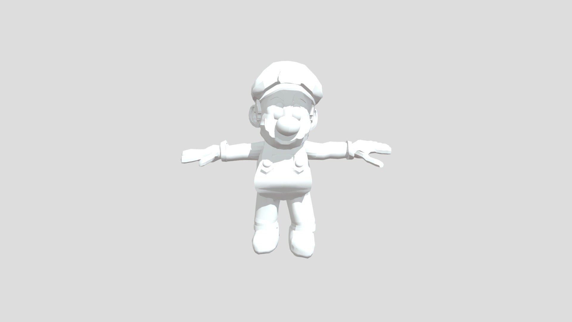 Mario OBJ - 3D model by august.quinn [732b829] - Sketchfab