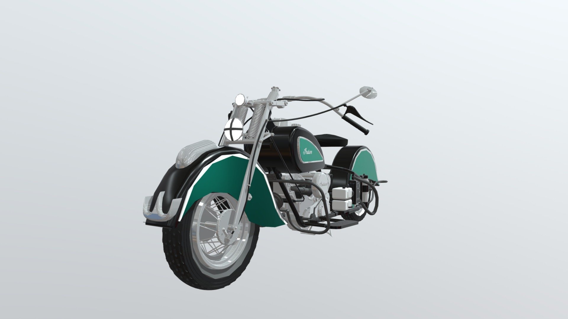 Classic Indian Motorbike - Buy Royalty Free 3D model by cristianricon ...