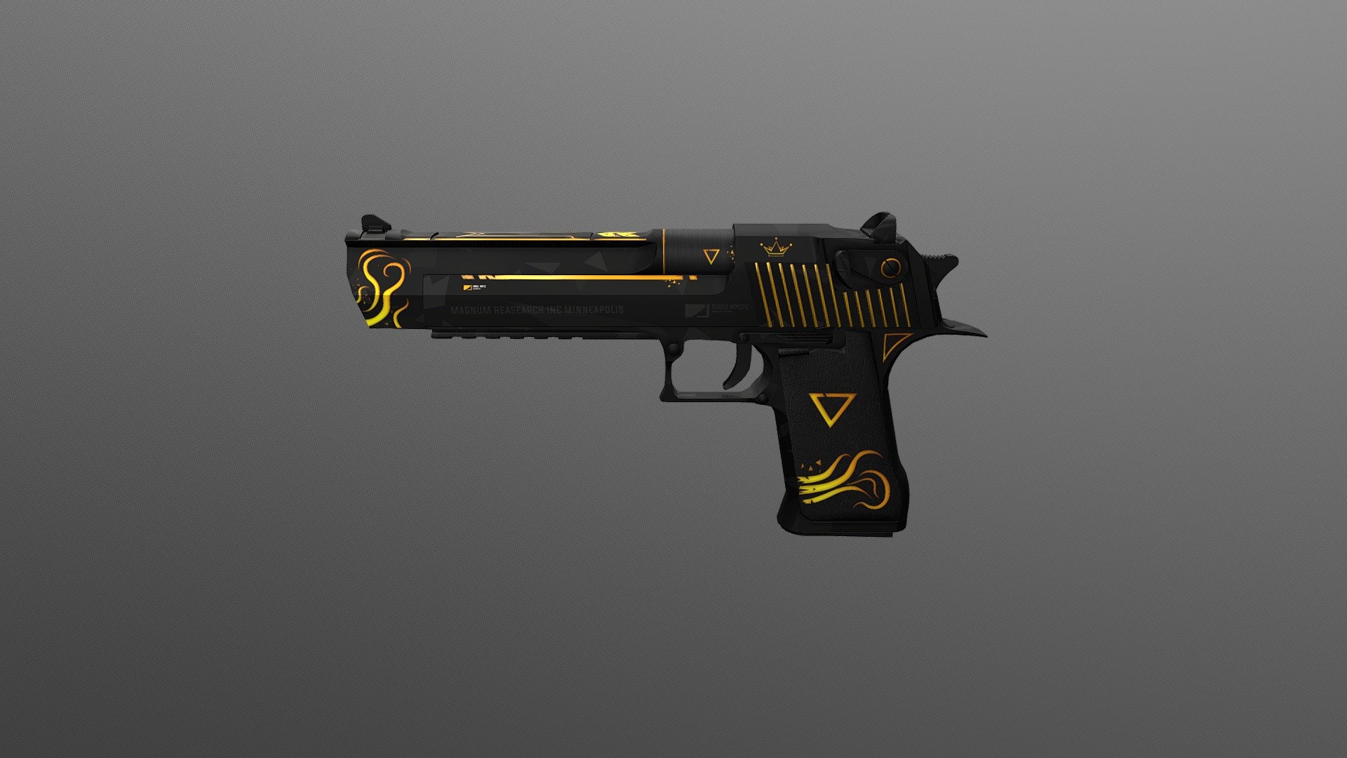 Deagle \ The Yellow King - 3D model by sime2921 [732d7f4] - Sketchfab