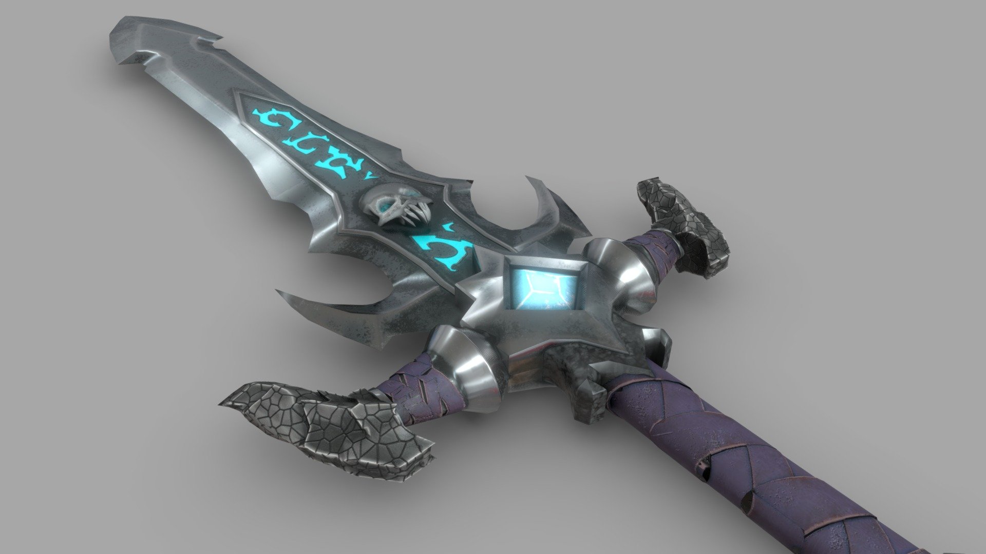 Skull Sword - Download Free 3D model by Mora (@MoraAzul) [732e26a ...
