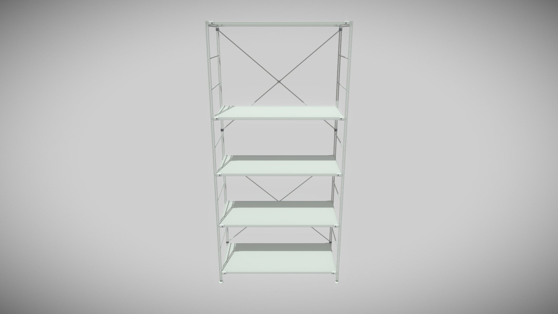 Metal Rack - 3D model by Nikhil.B [732f69a] - Sketchfab