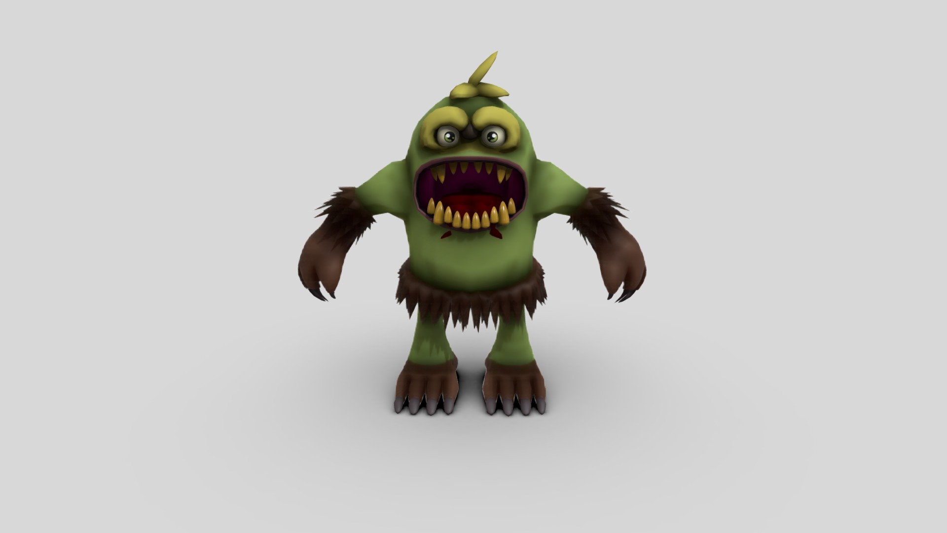 Creature 3d model , tree monster , trunk man - Buy Royalty Free 3D ...