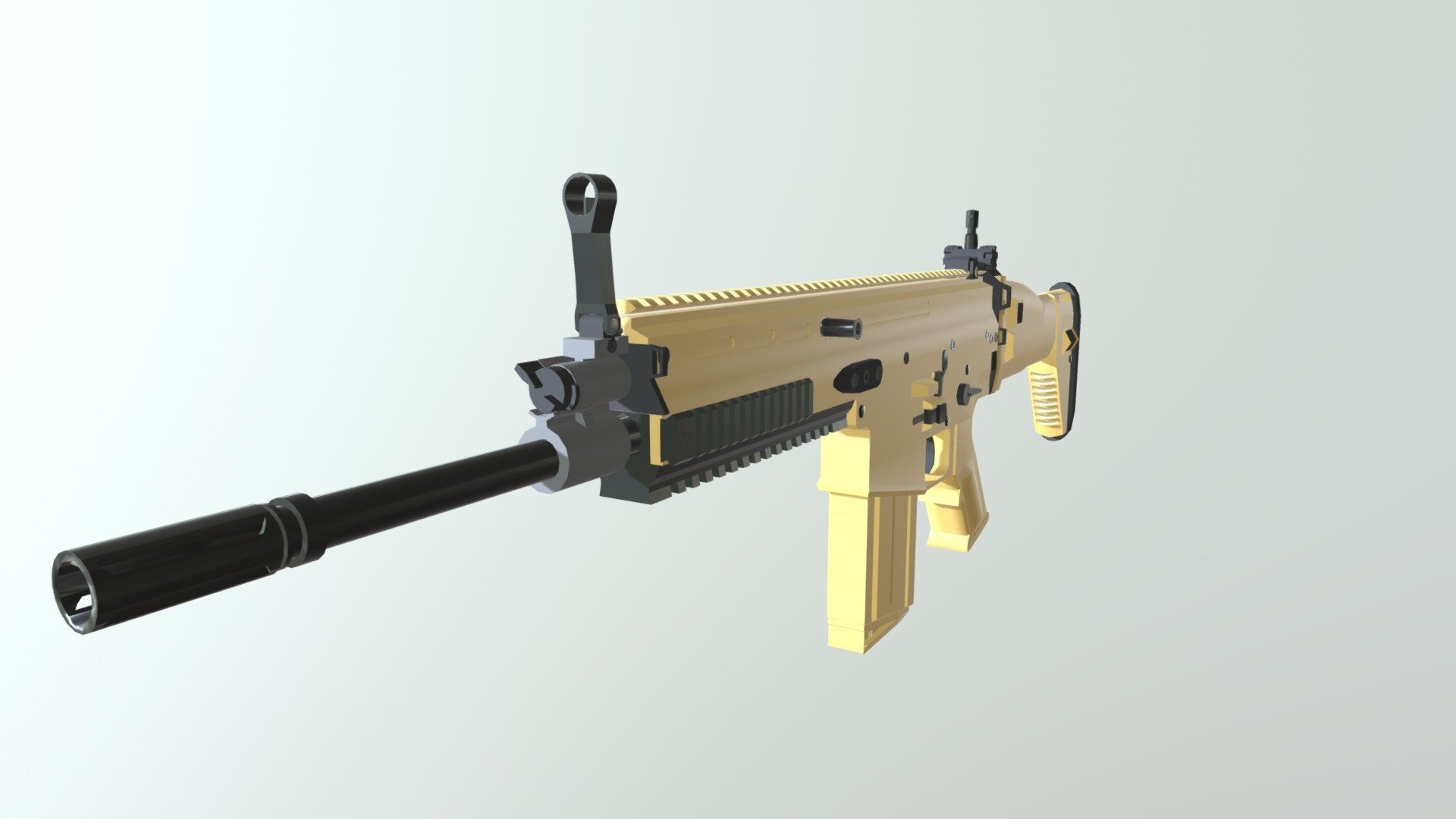 SCAR - 3D model by YJW [7330ede] - Sketchfab
