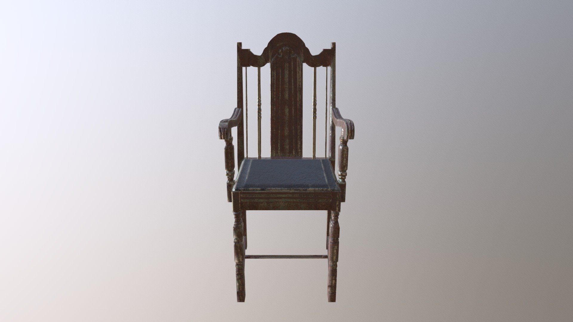 Aged Chair - 3D model by Loveta [7331ec5] - Sketchfab