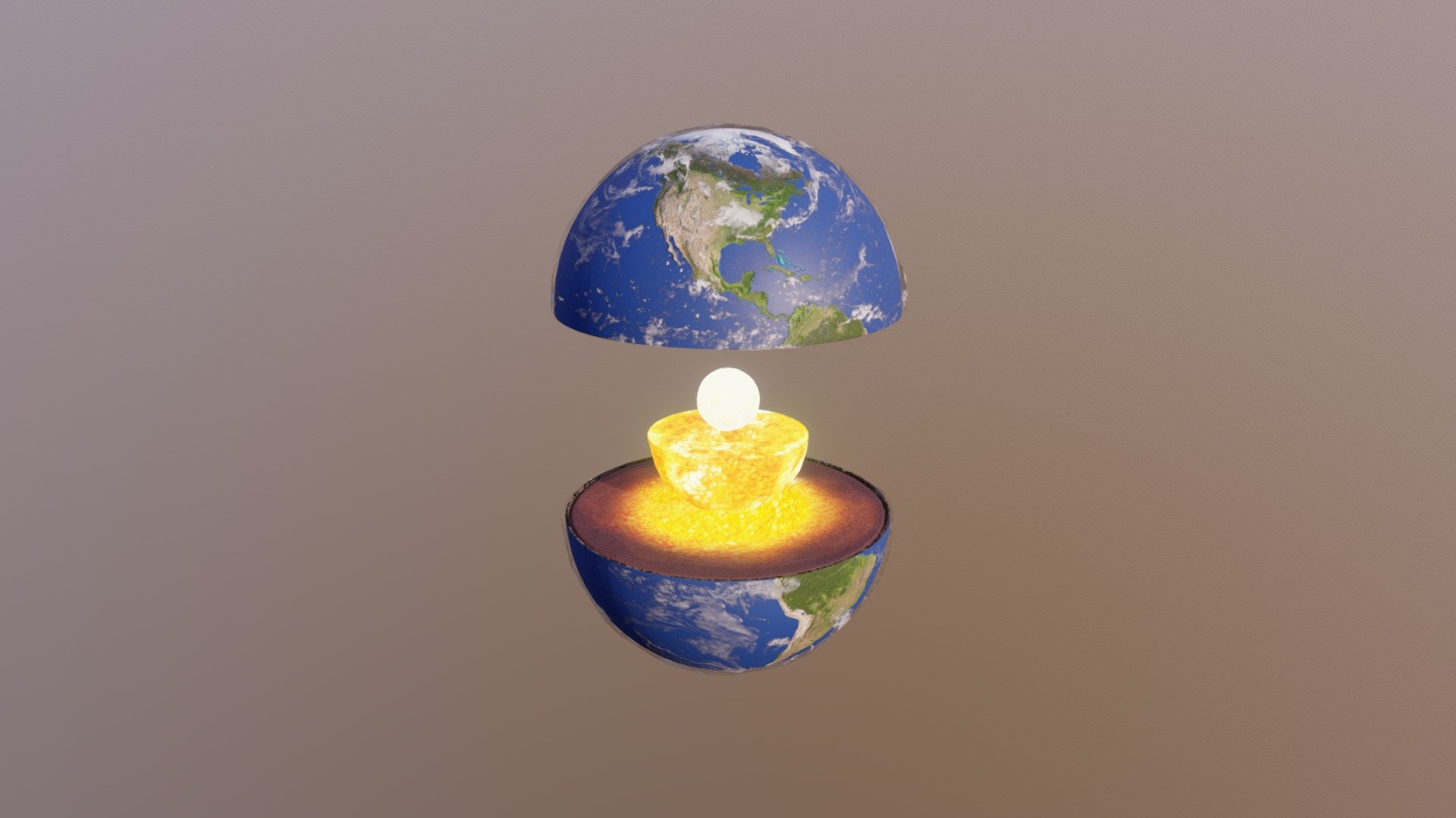 Inner Earth Structure Anim - 3D model by Vida Systems (@objects1 ...