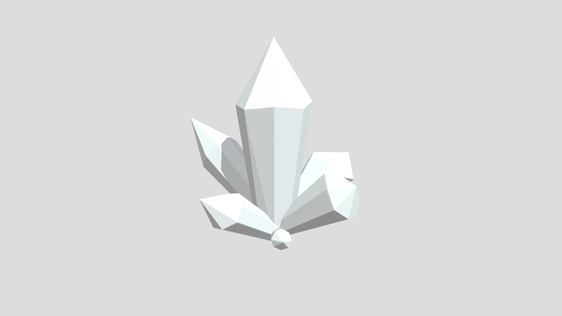 Crystal 2 - Low Poly - 3D model by Hidden92 [7334965] - Sketchfab