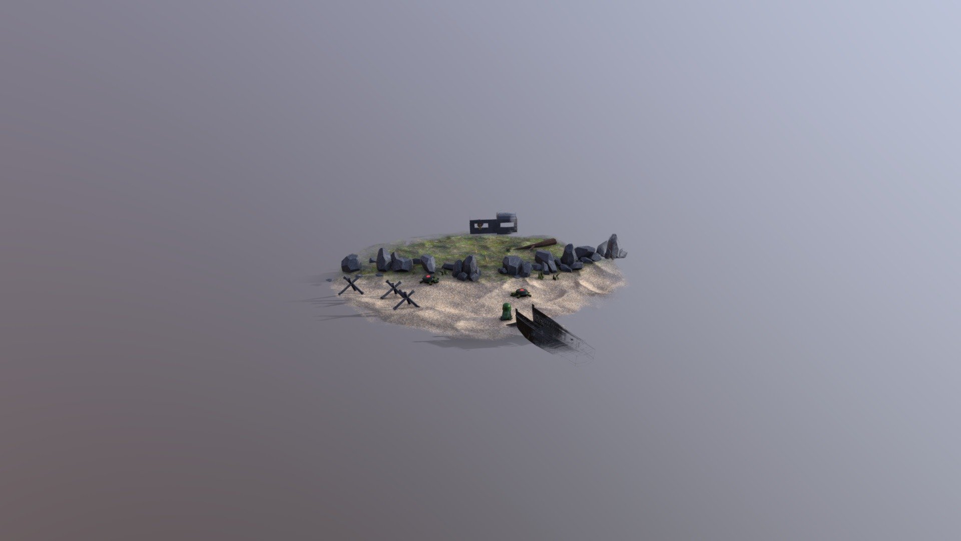 Frogger: D-Day Edition - Download Free 3D model by datokaraia [7334c0e ...