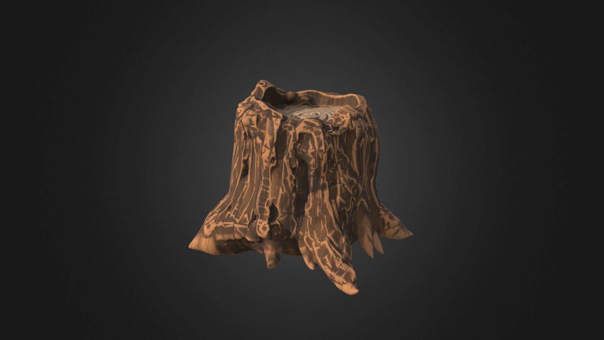 Treestump - 3D model by HBradnam [7335cc4] - Sketchfab