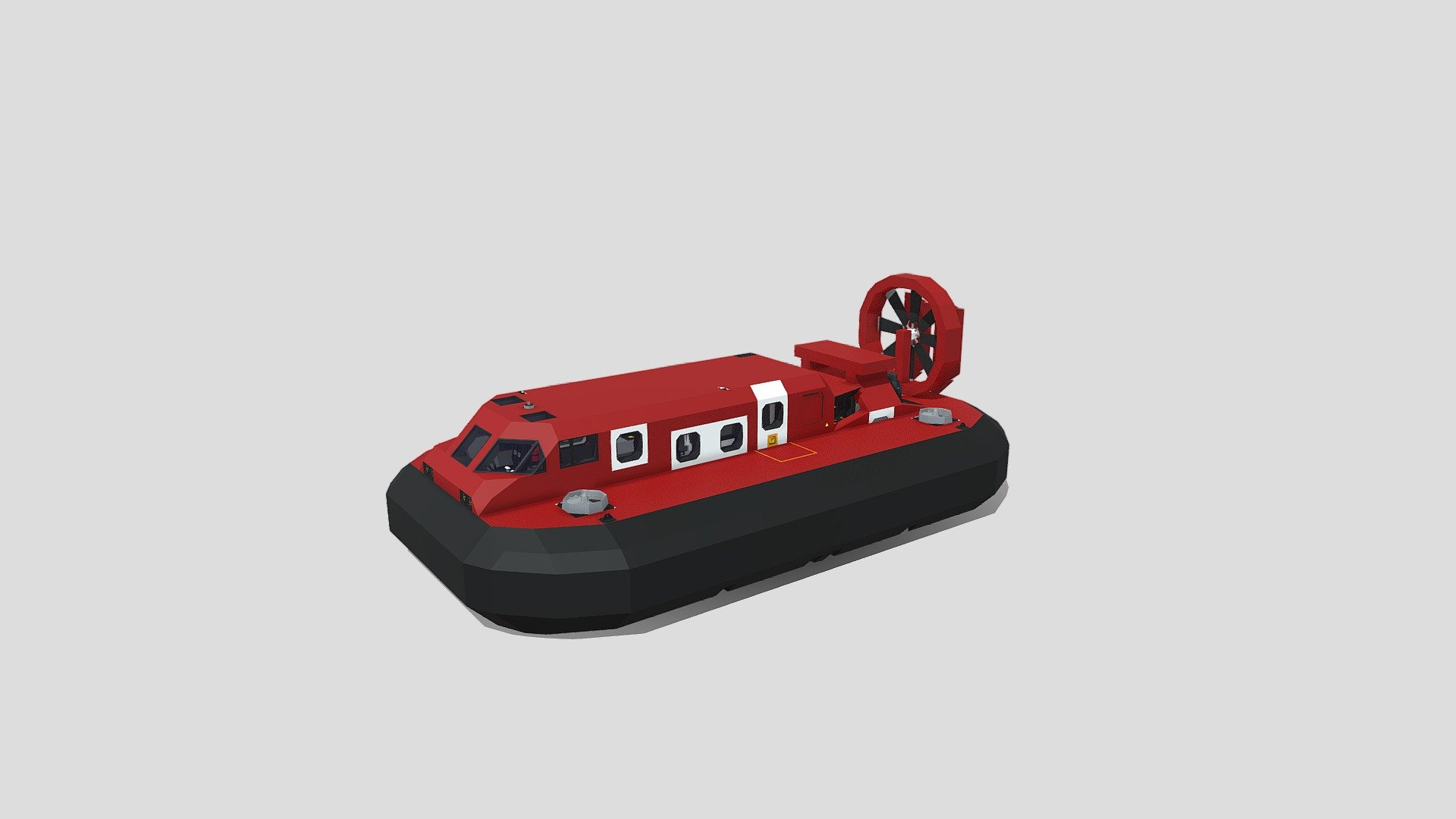 Hovercraft - 3D model by b3n_s1 [7335f23] - Sketchfab