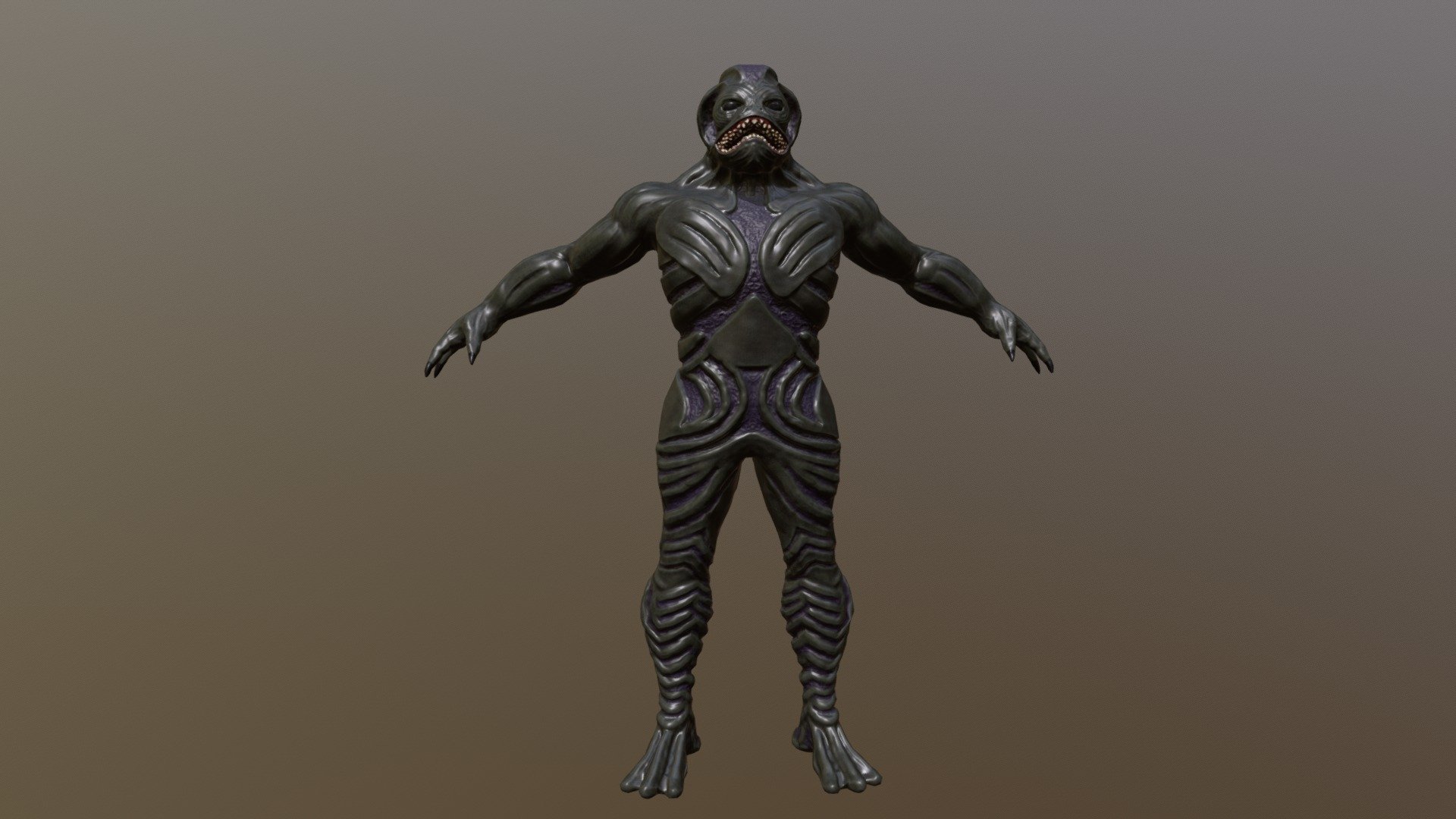 Monster v2 - 3D model by Ethan Boddy (@eboddy) [7337080] - Sketchfab