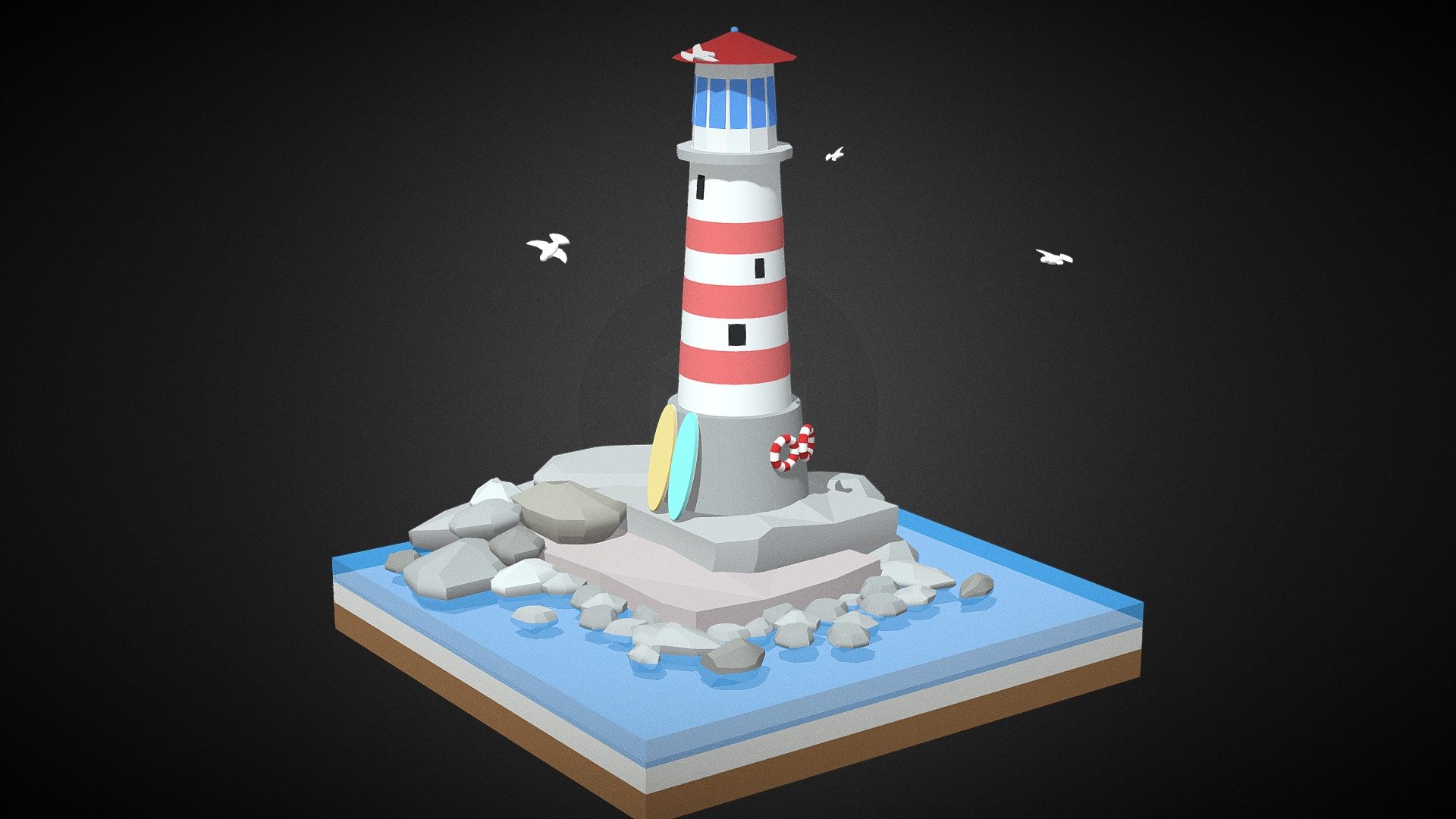 The Lighthouse - Download Free 3D model by 3d.xyz (@webuild) [7338770] - Sketchfab