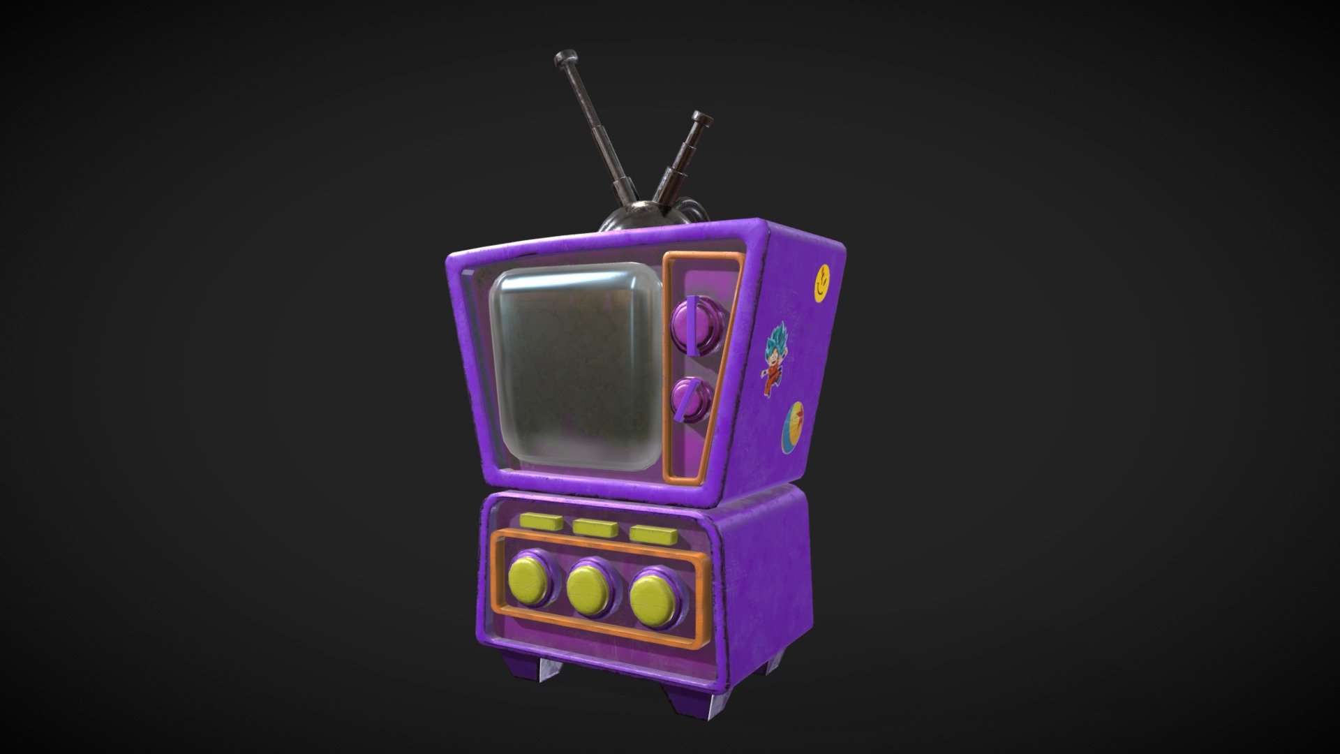 TV Stylized - 3D model by Tomaster (@tomaaster) [7338904] - Sketchfab