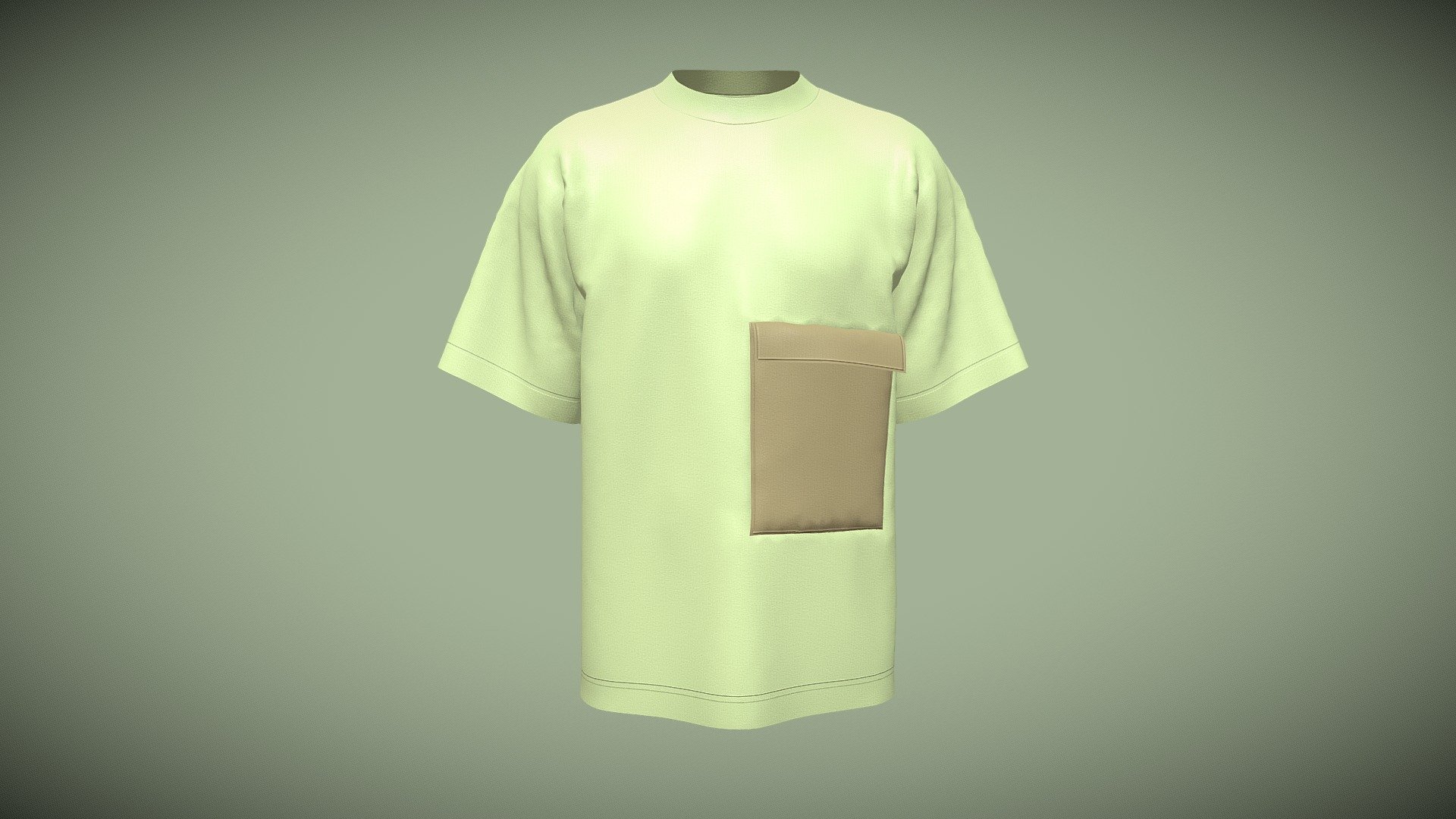 T-Shirt Side Pocket - Buy Royalty Free 3D model by Clothing Axis ...