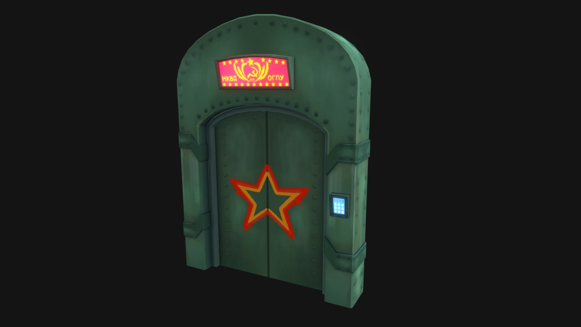 Neo-Soviet PropModel - 3D model by TheProletariart [733c370] - Sketchfab