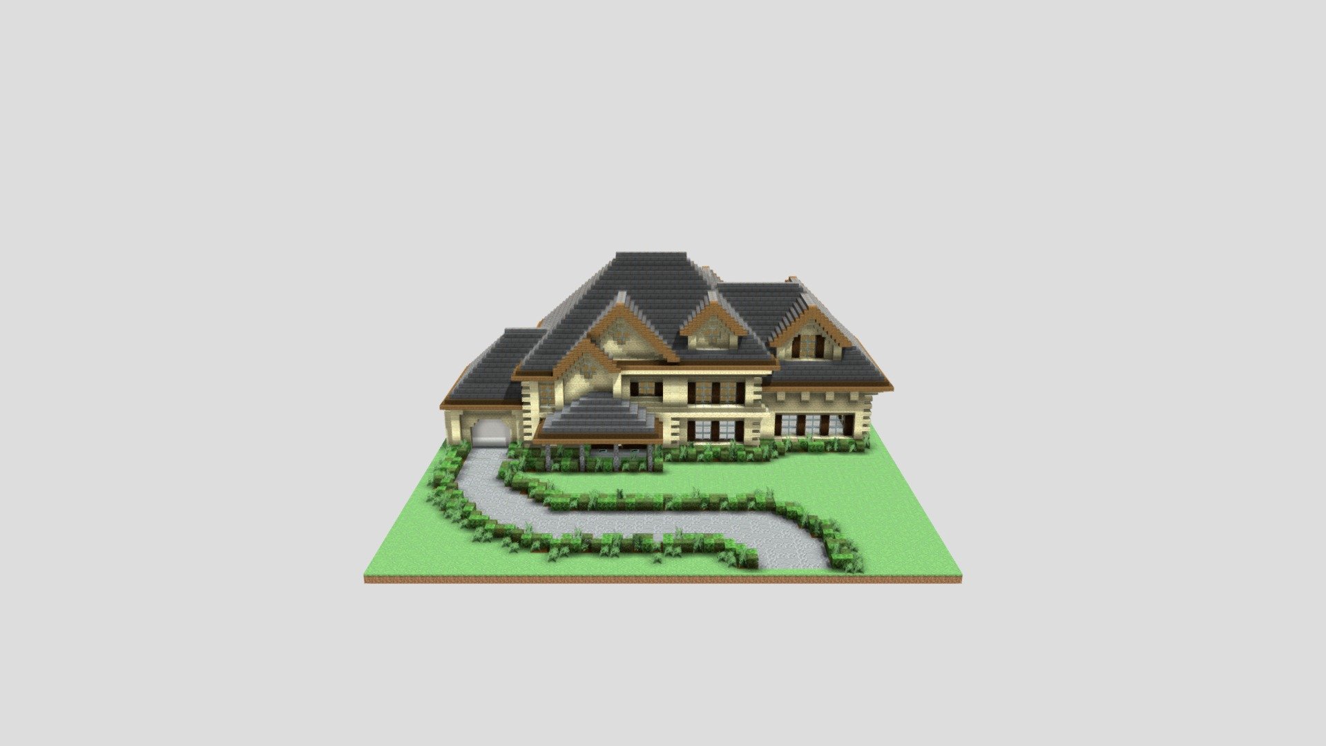 rich-house - Download Free 3D model by madexc [733cf14] - Sketchfab
