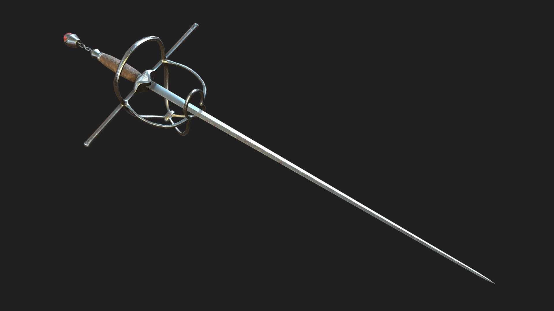 Thibault styled rapier - 3D model by supergryo123 [733ec49] - Sketchfab