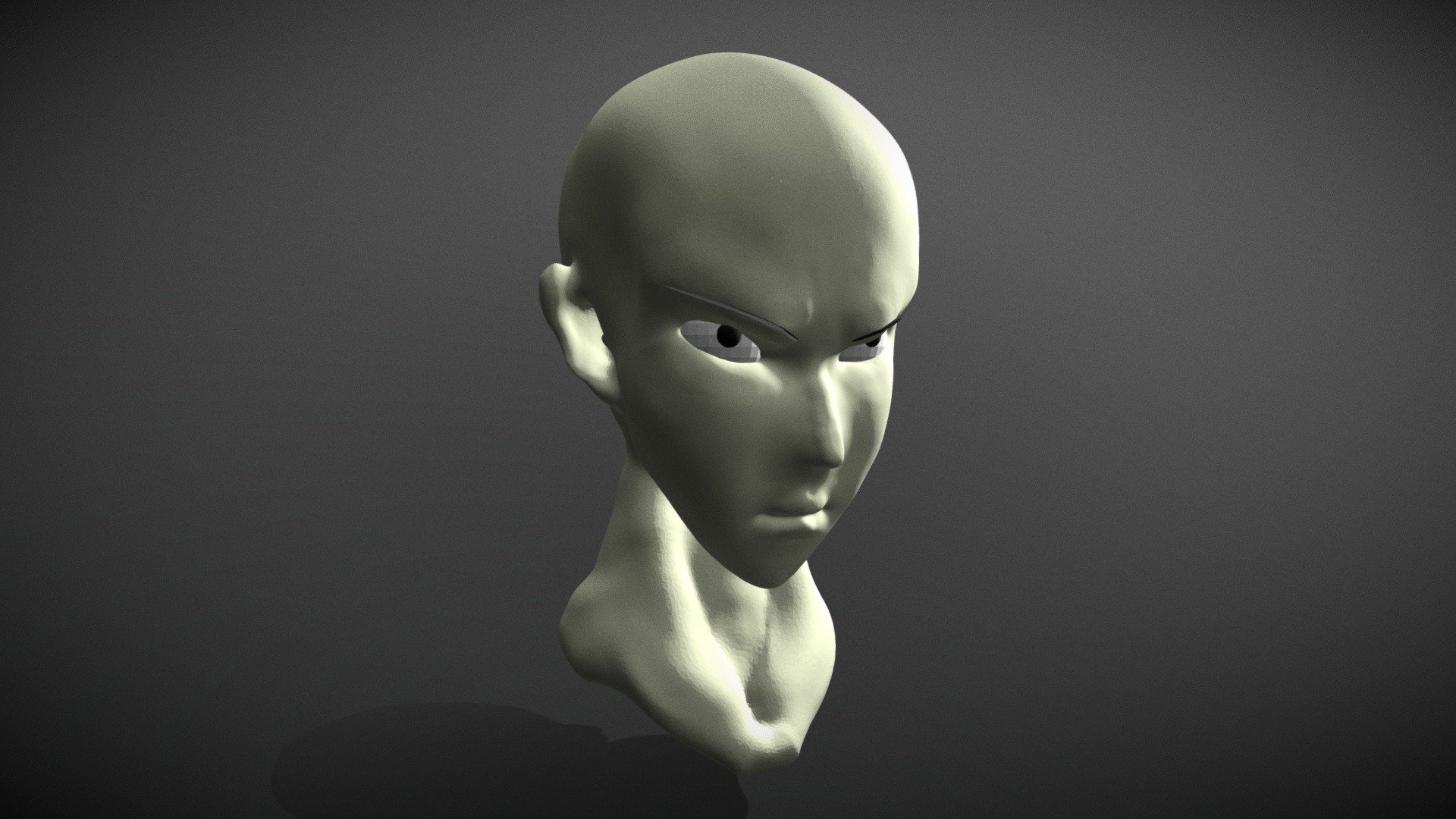 One-Punch Man Saitama Head Sculpting (一拳超人埼玉) - 3D model by hylsh1314 ...