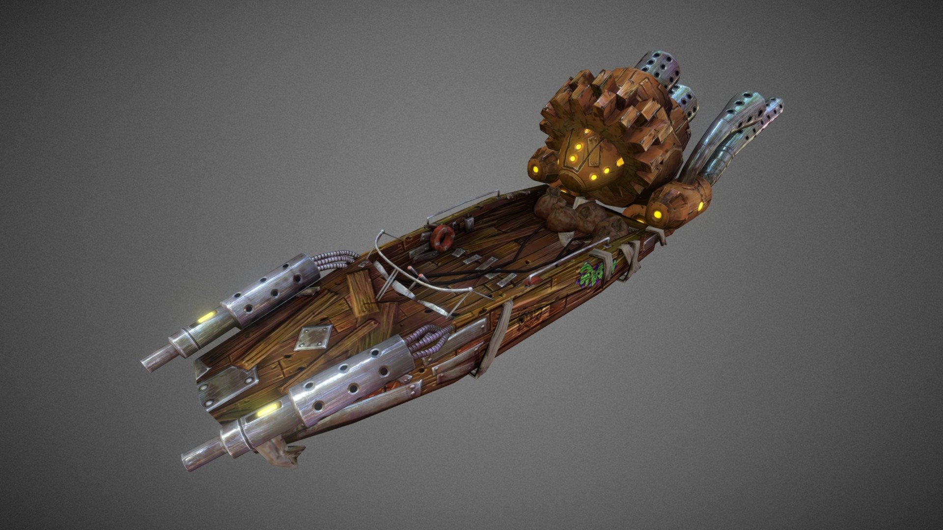 Nexgen lowpoly game model - Drug Boat - 3D model by blake_seow [733f41c ...