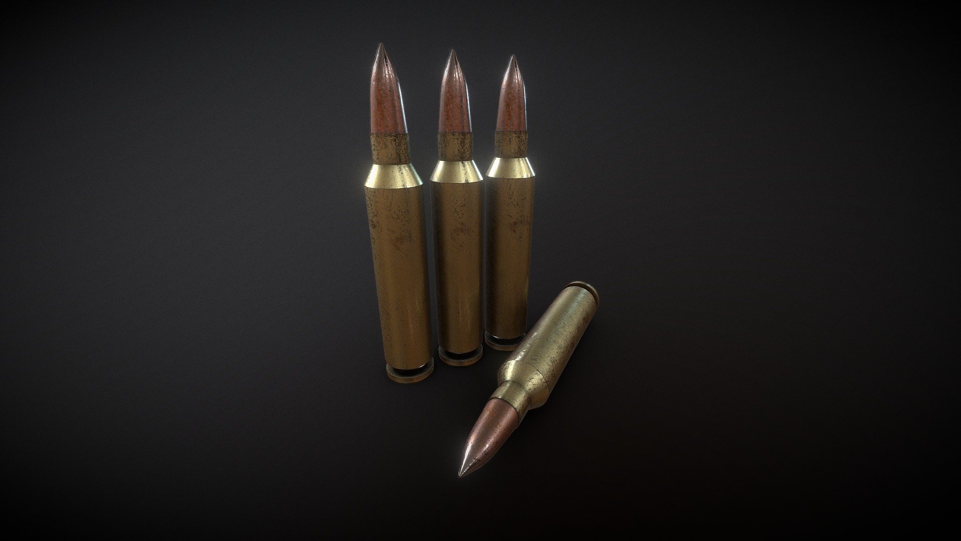 PBR Bullets 5.56mm for M4 - Buy Royalty Free 3D model by ...