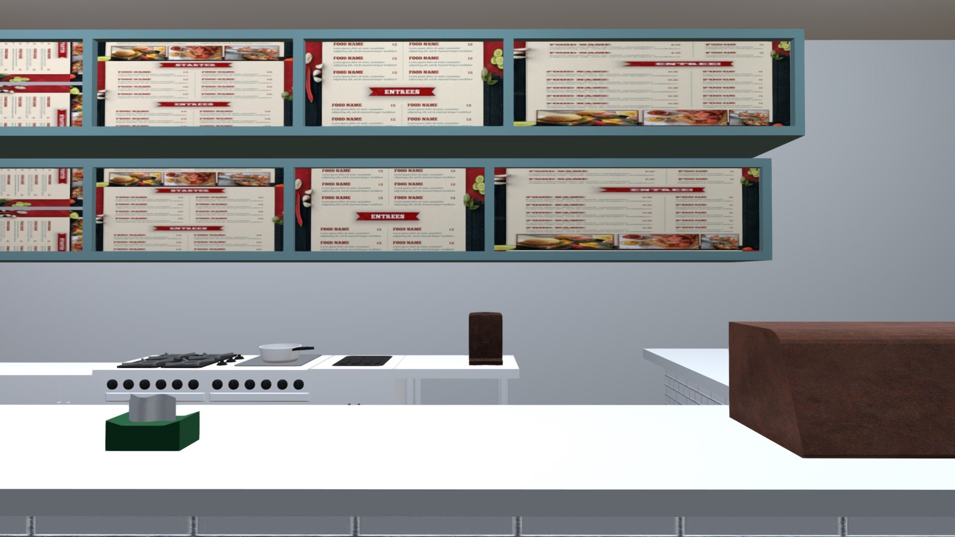 FAST FOOD INTERIOR - Download Free 3D model by DMPBGS (@darrylmayes ...