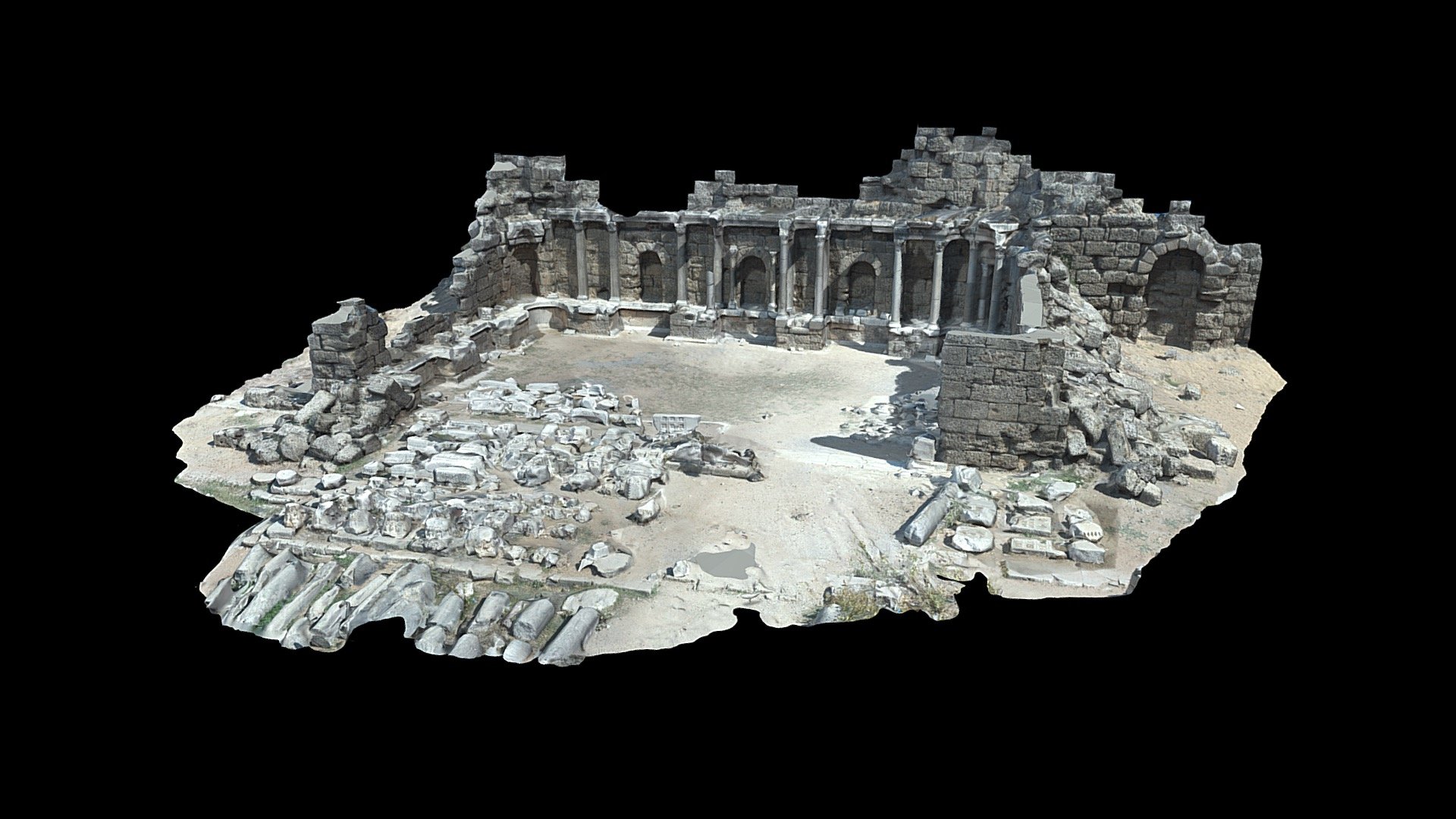 Roman Agora - 3D model by 3D Heritage (@3d-heritage) [7341e2e] - Sketchfab
