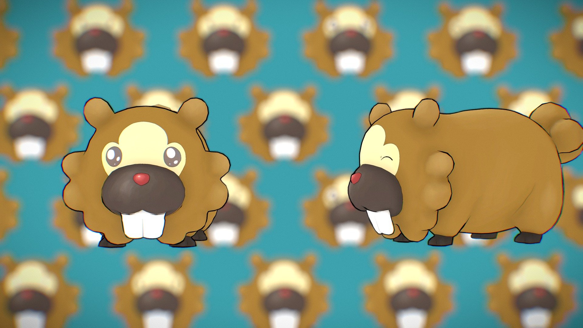 Bidoof - Download Free 3D model by Eleanie [7342181] - Sketchfab