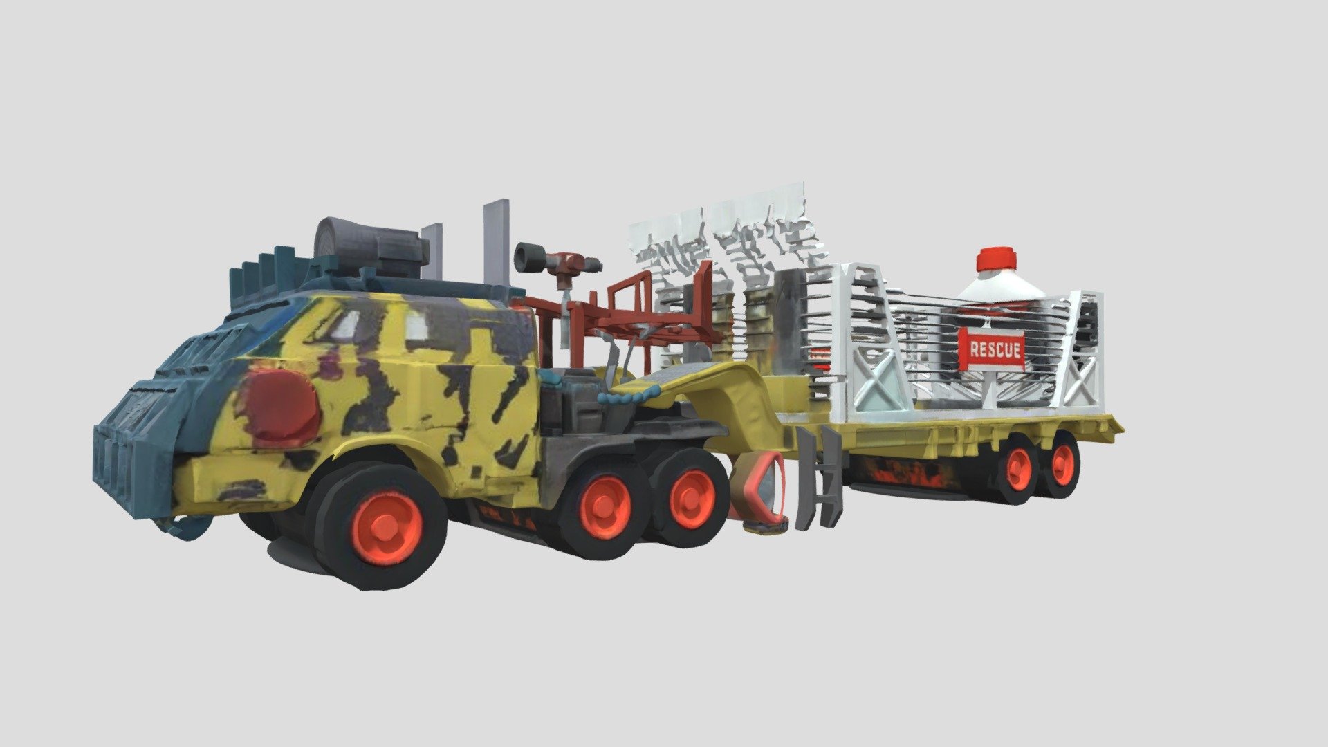 Dino Valley 2 Vehicle MEGA-HAULER - Download Free 3D model by Dino ...