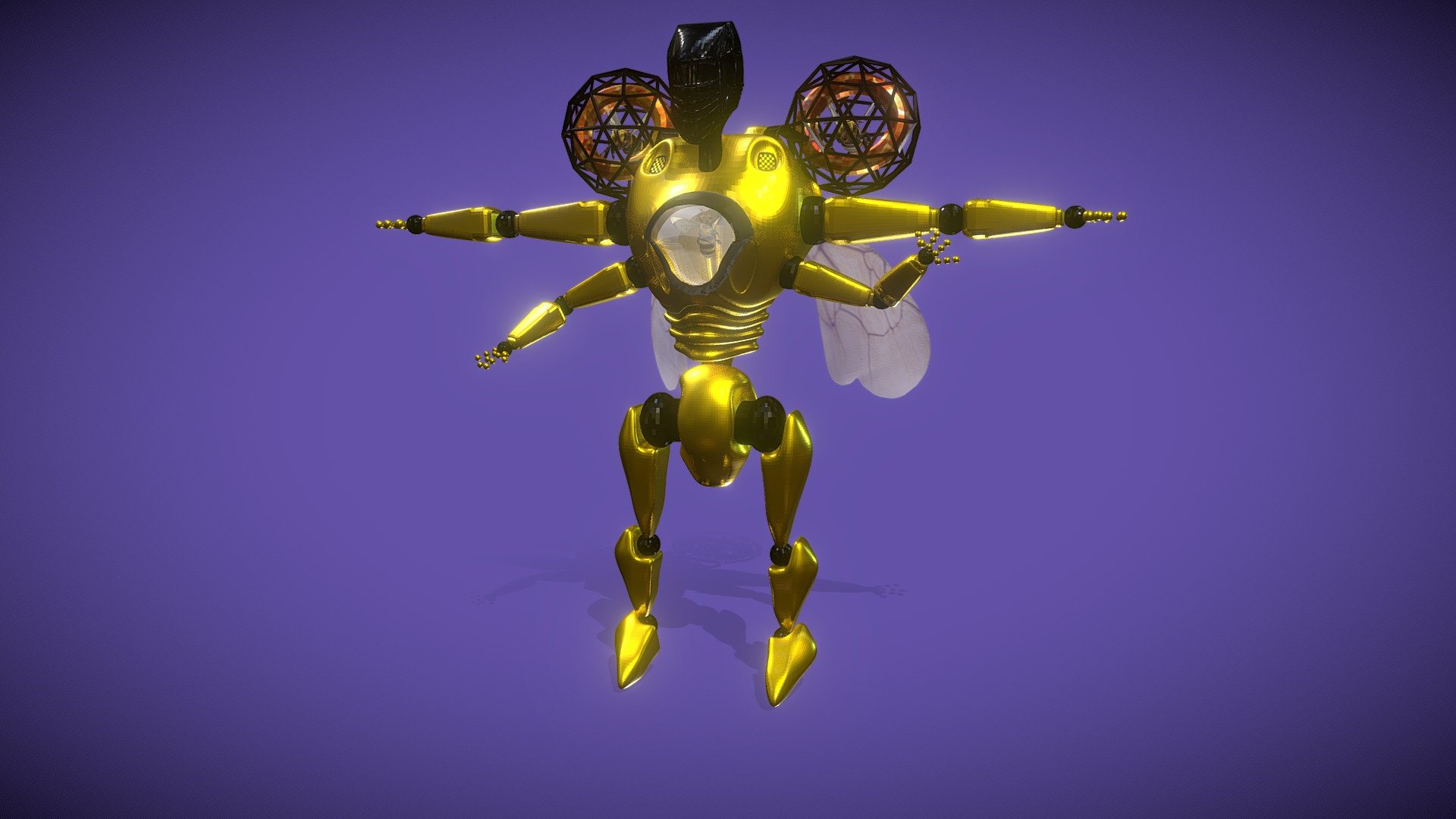 Robot Worker Bee - Download Free 3D model by VertaScan [7343a5f ...