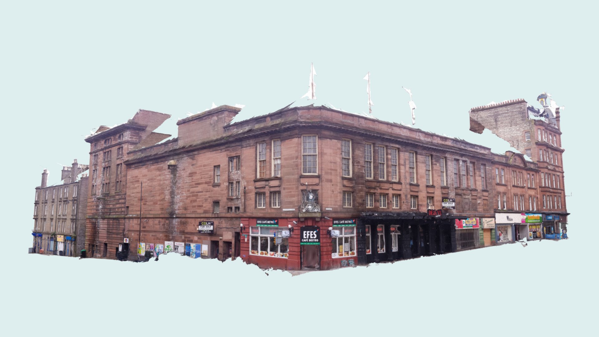 Dundee, city centre (Block D, Cowgate) - Download Free 3D model by ...