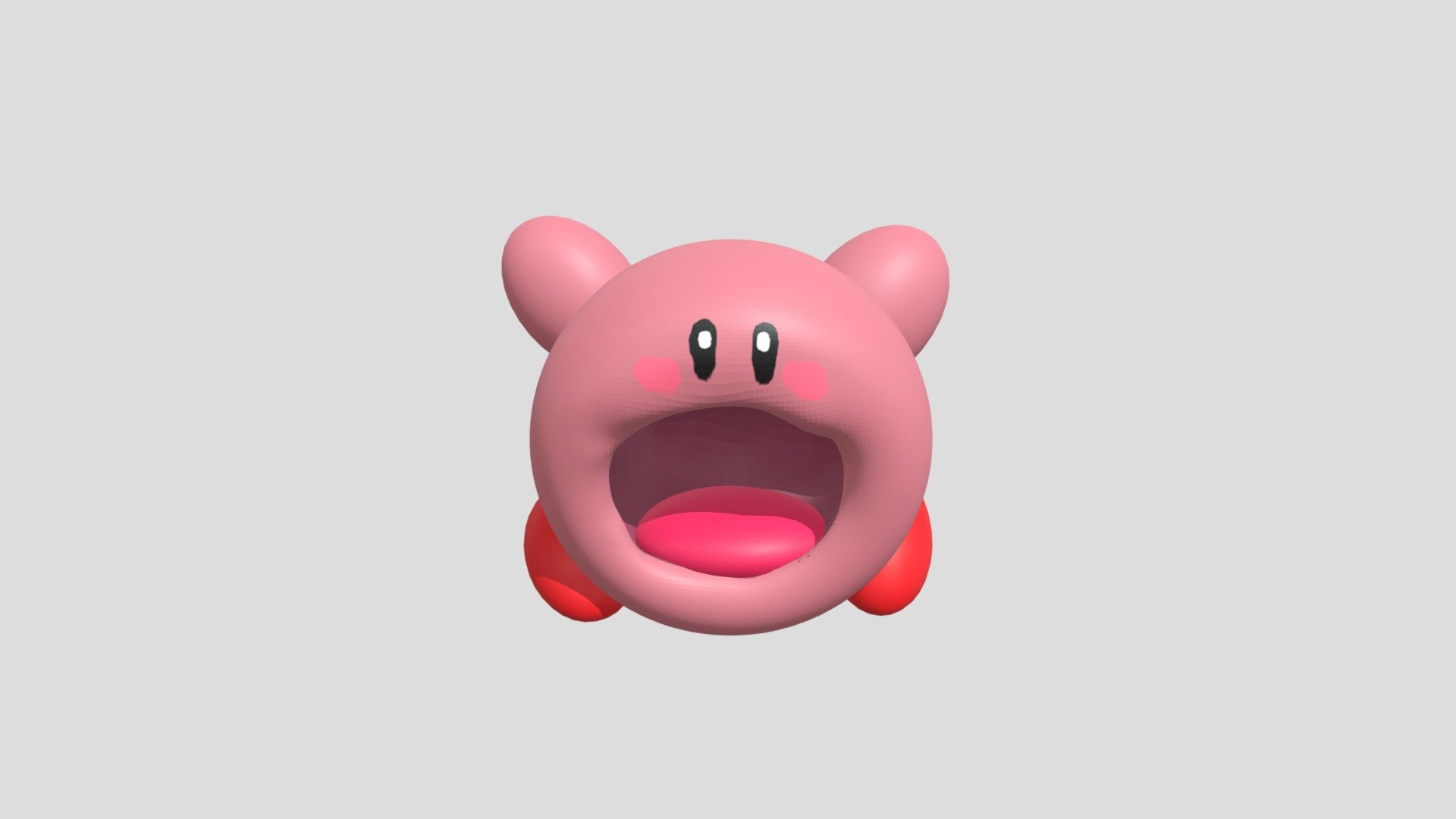 Kirby - Download Free 3D model by bintangprabulukita [734740a] - Sketchfab