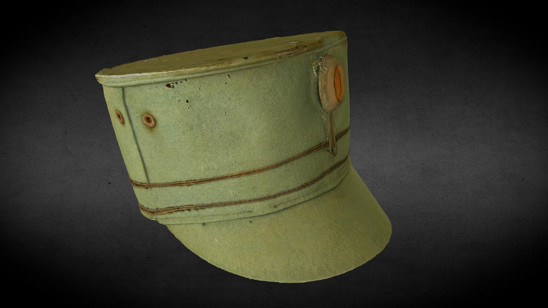 Dutch army cap 1918 (Kepie - NL) - Download Free 3D model by Stichting ...