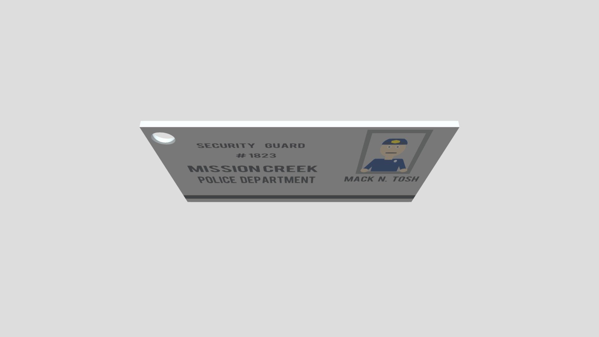 Police Access Card - 3D model by 278167 [7348f01] - Sketchfab