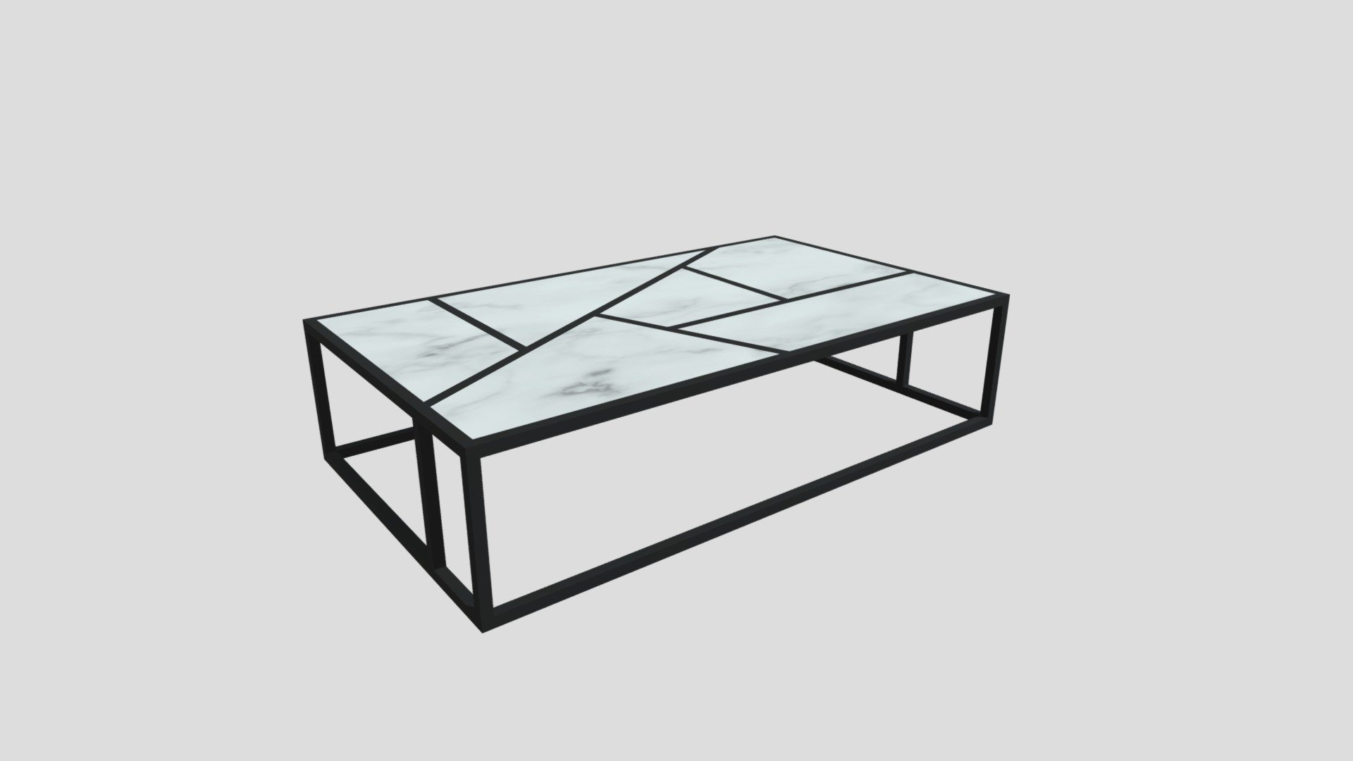 Coffee Table with marble and plywood texture - 3D model by Minh16 ...