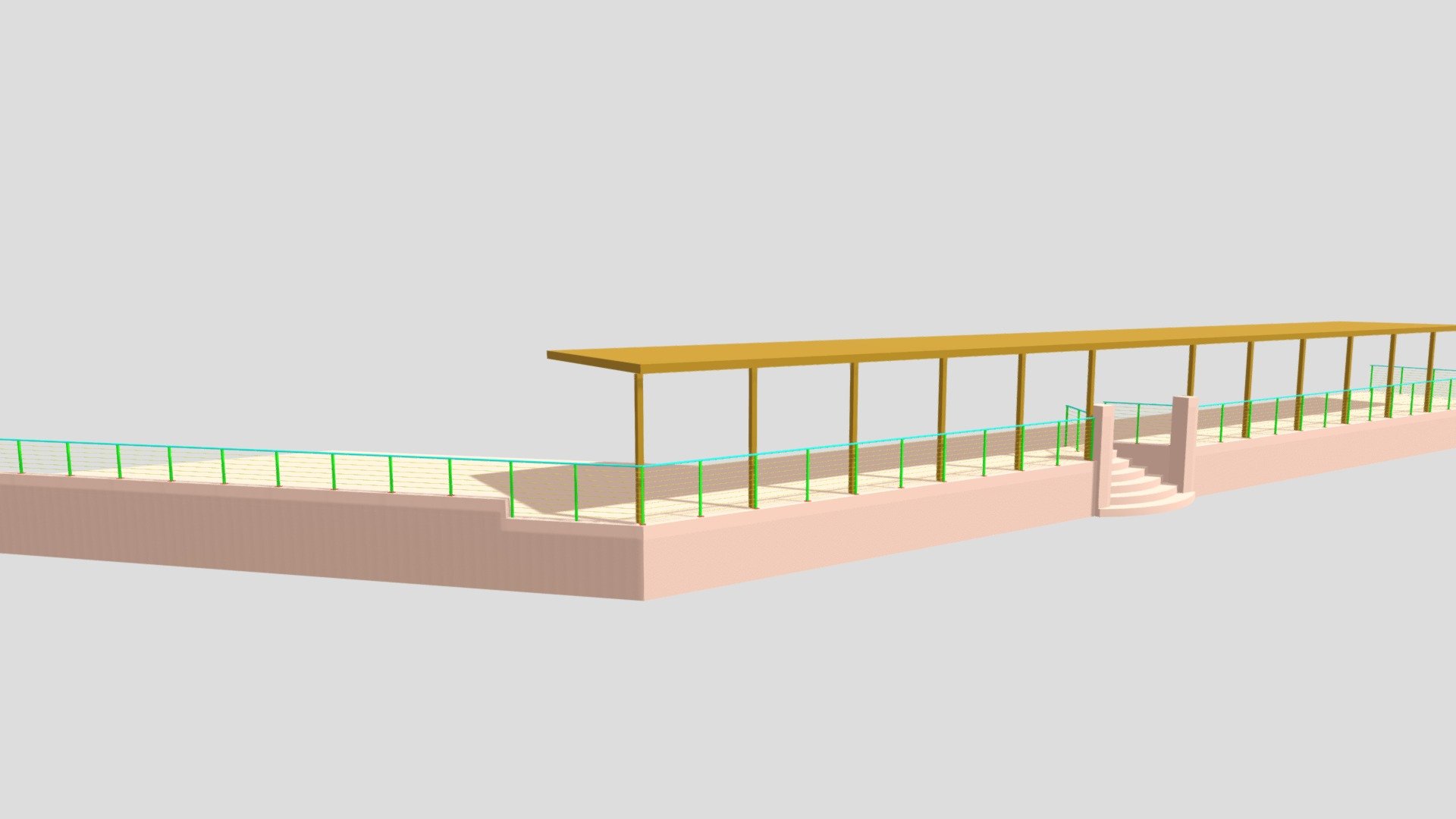 Schriever Cable Railing - 3D model by JD Stairs (@Jkwebster14) [734932e ...