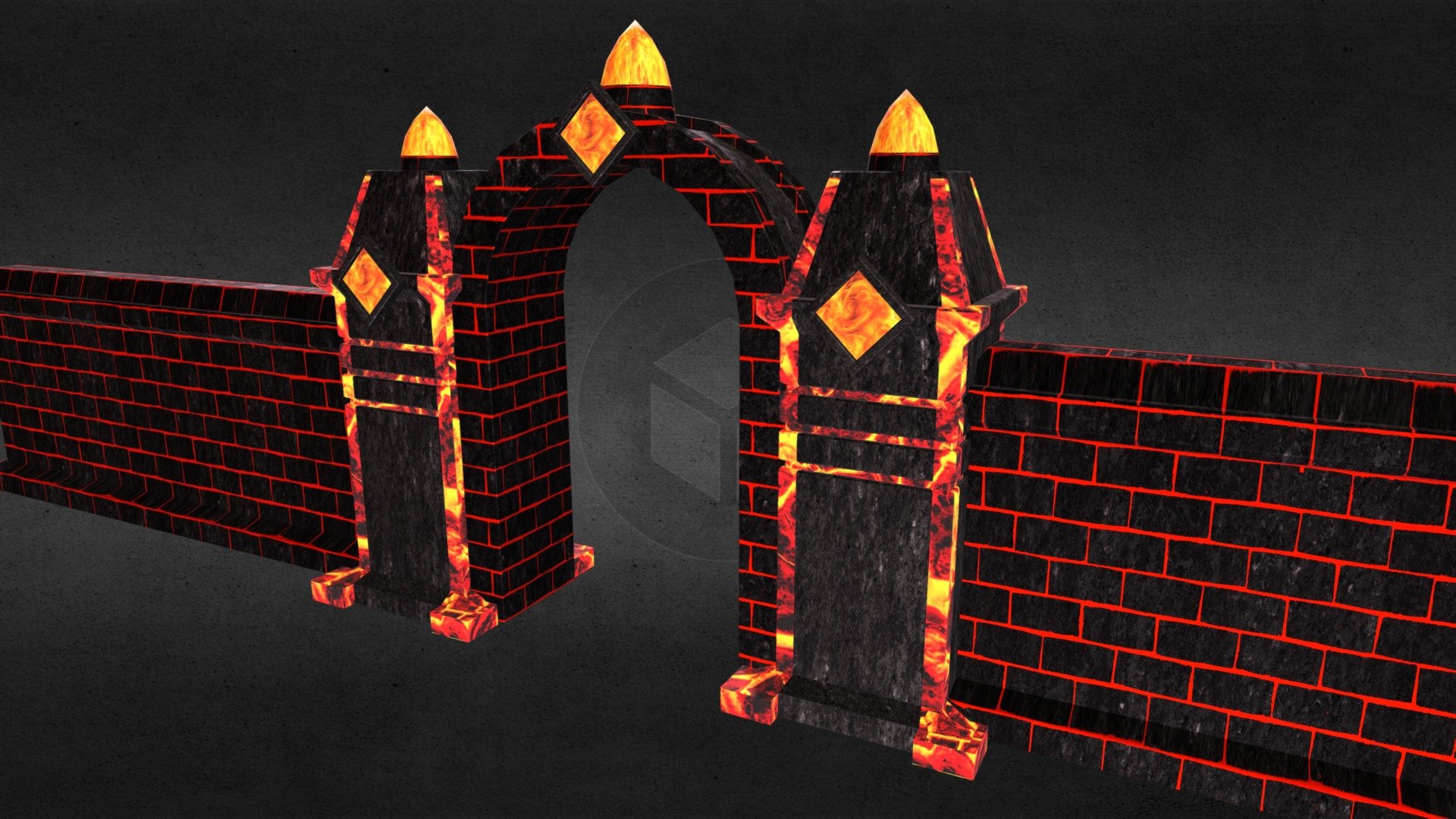 Gate - 3D model by jiaenho [7349fcf] - Sketchfab