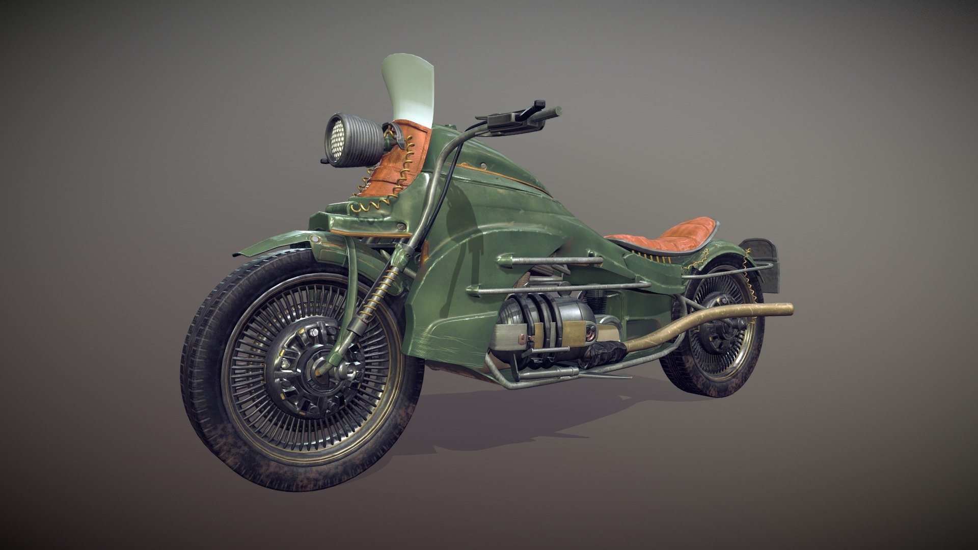 Sci-fi Motorcycle - 3D model by Renato (@renatobaltazar.info) [734a03b ...