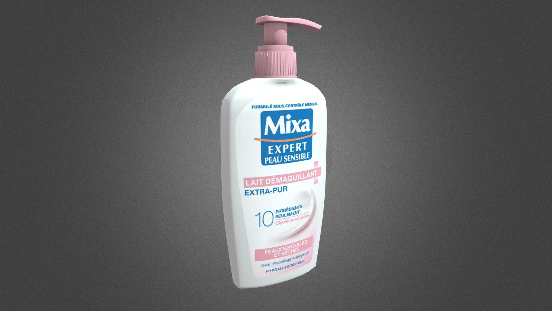 Makeup remover Mixa - 3D model by ViedraRo [734a687] - Sketchfab
