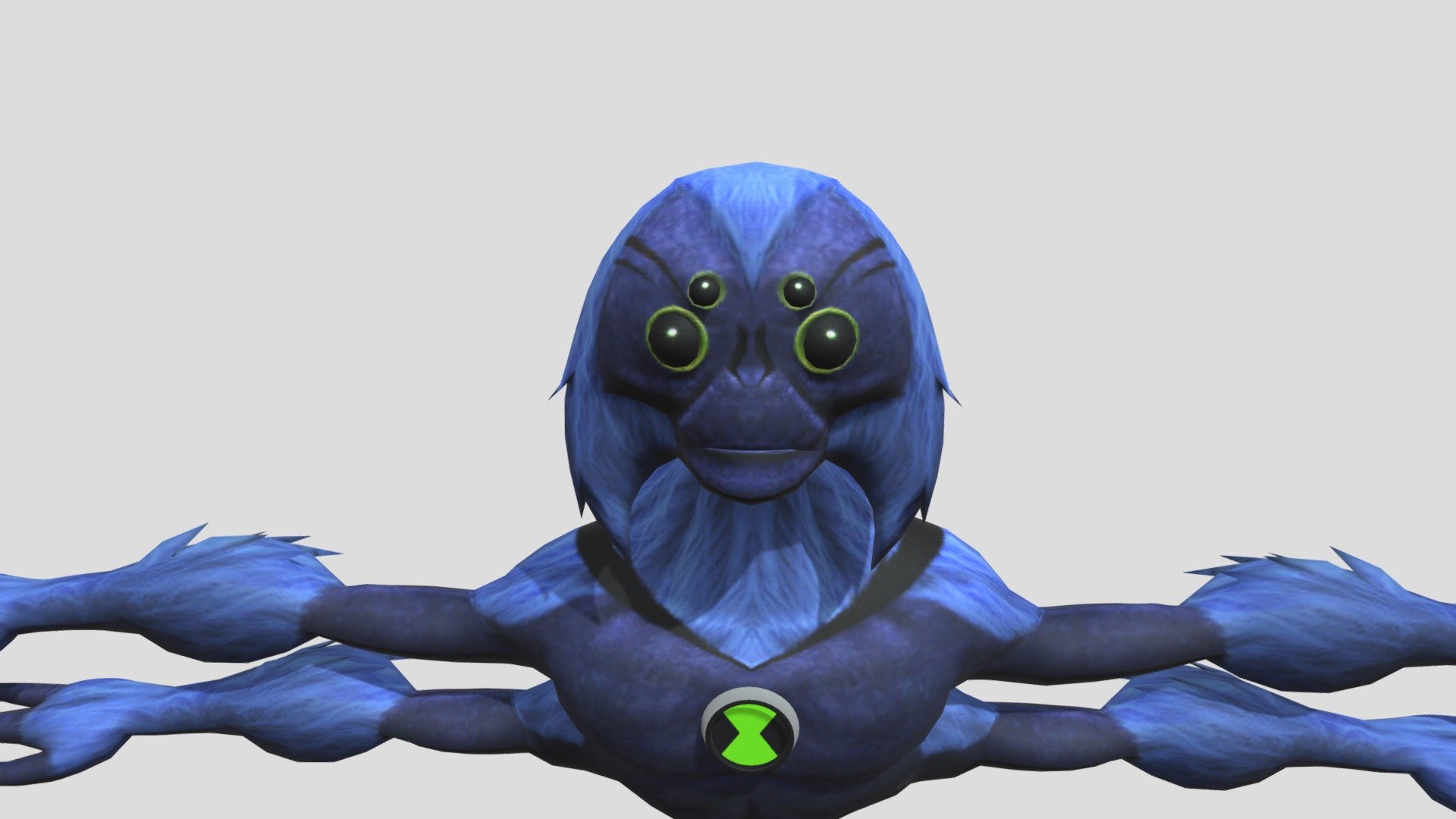 Spider Monkey Ben 10 - Download Free 3D model by kimni88 [734aaf5] - Sketchfab