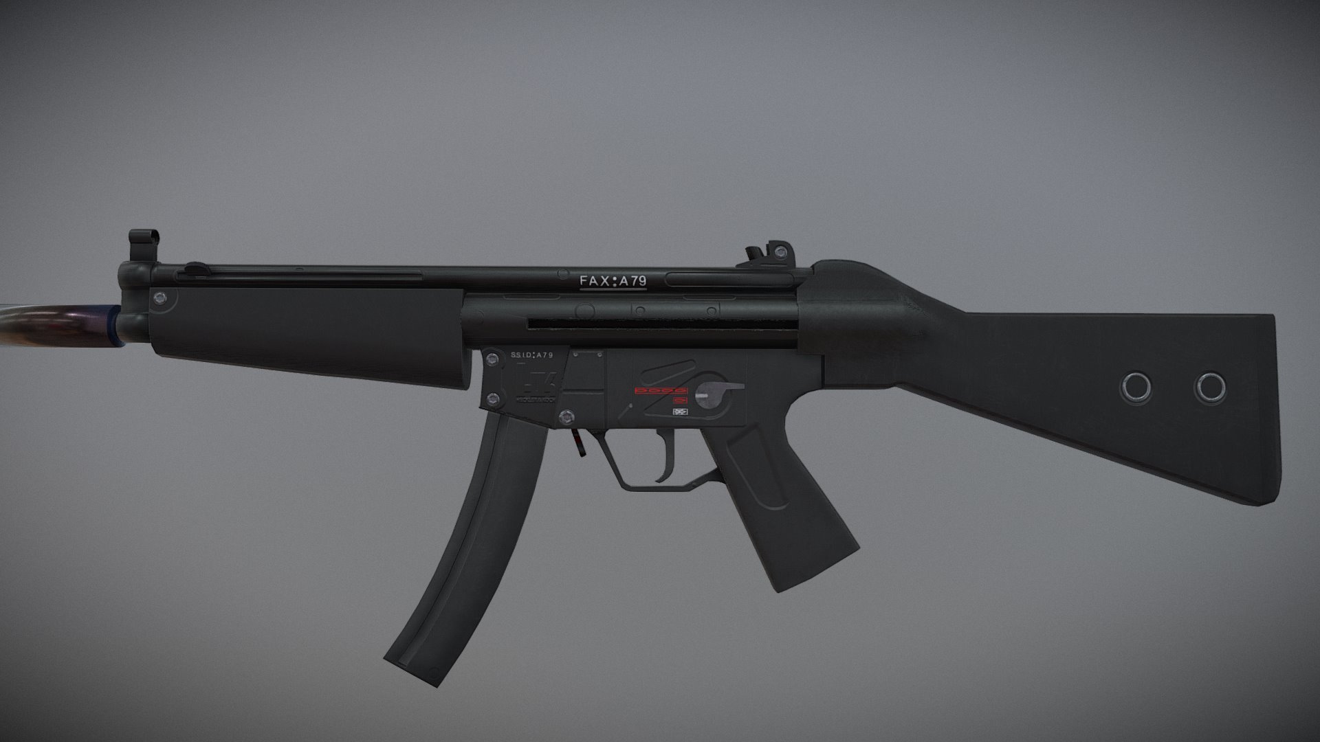 MP5 - 3D model by Revox79 [734ab22] - Sketchfab