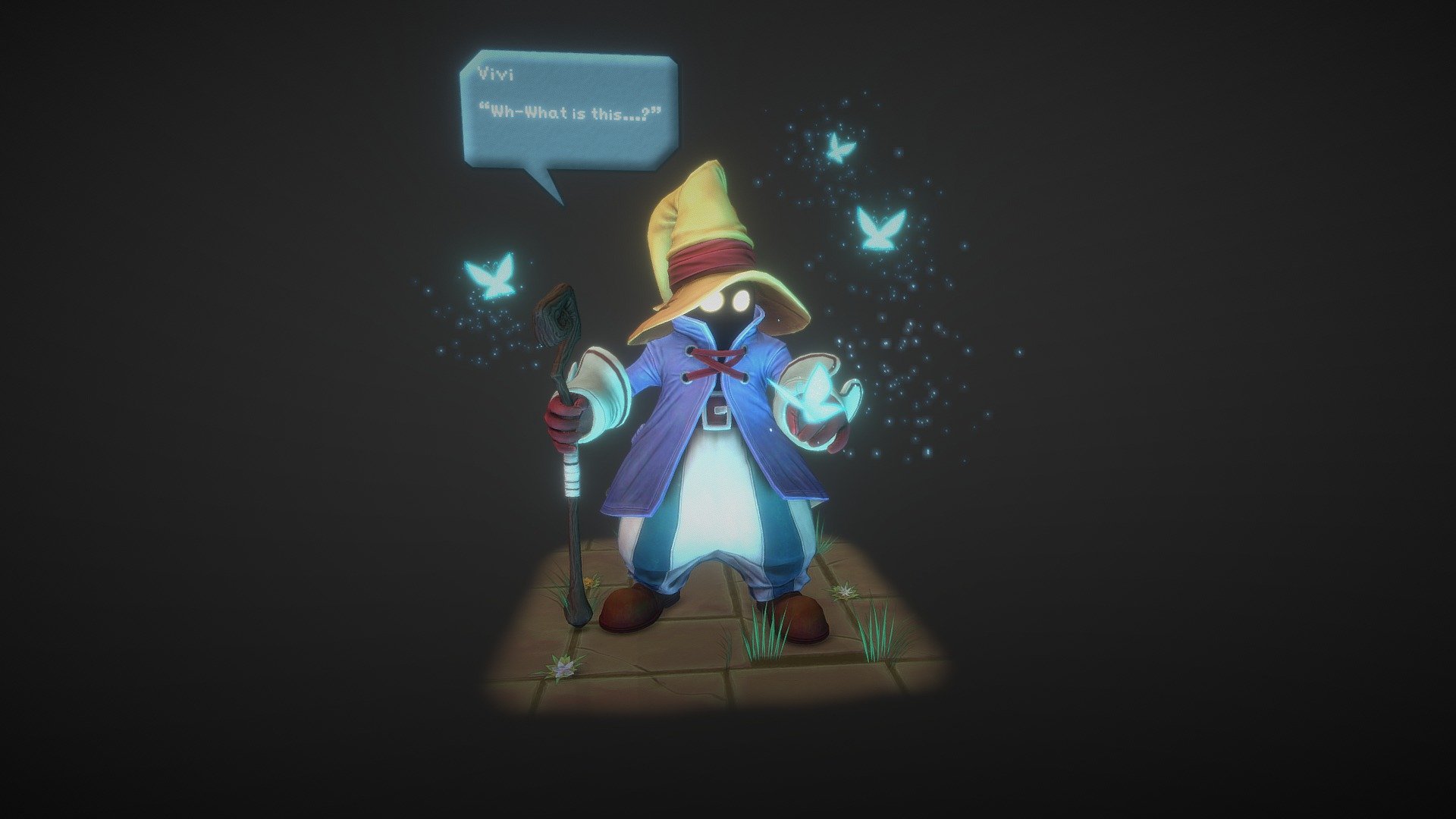 Vivi Ornitier - Final Fantasy IX Fan Art - 3D model by Gianluigi ...