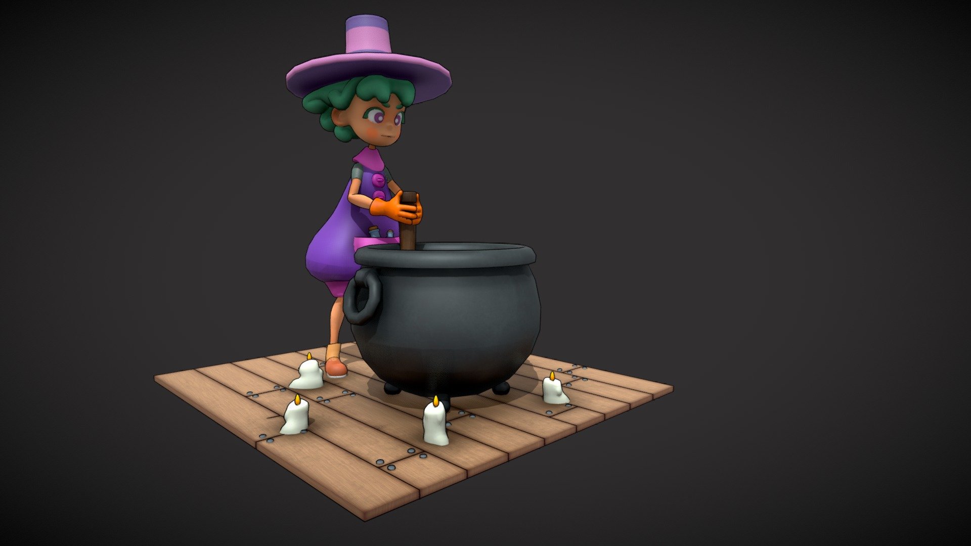 Melon animated - 3D model by Huanart [734d755] - Sketchfab