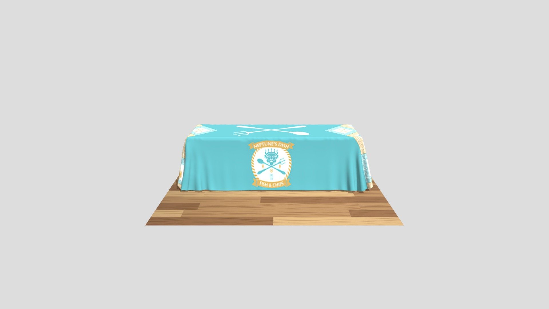 8ft Custom Printed Table Throw - One Choice - Download Free 3D model by ...
