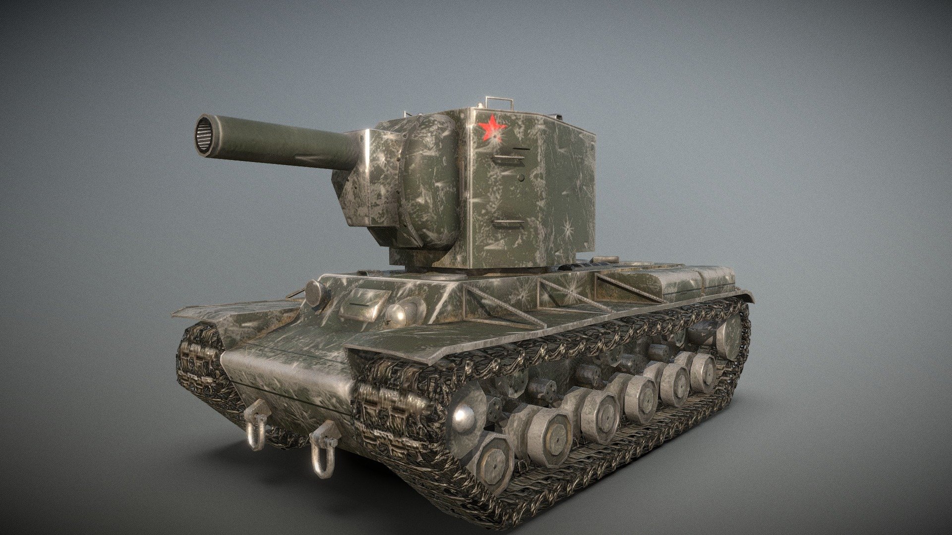 KV-2 (World War 2 Tank) - 3D model by nuFF3 [734e7be] - Sketchfab