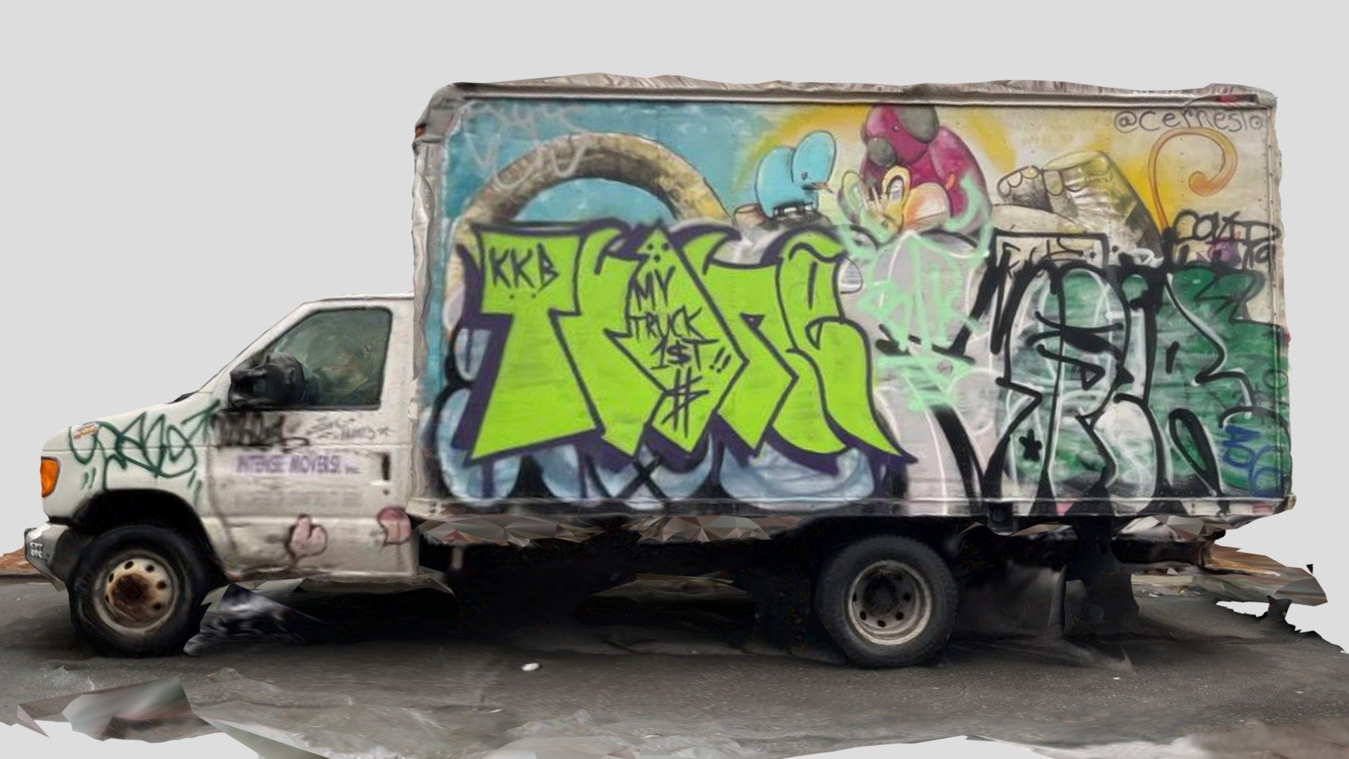 graffiti - Download Free 3D model by augmentedrealitygraffiti [7350a5c ...