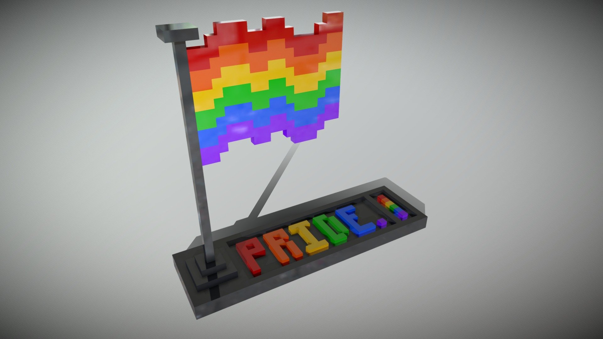 Pride Flag - 3D model by Ben (@HEDBNGR_UK) [7350b07] - Sketchfab