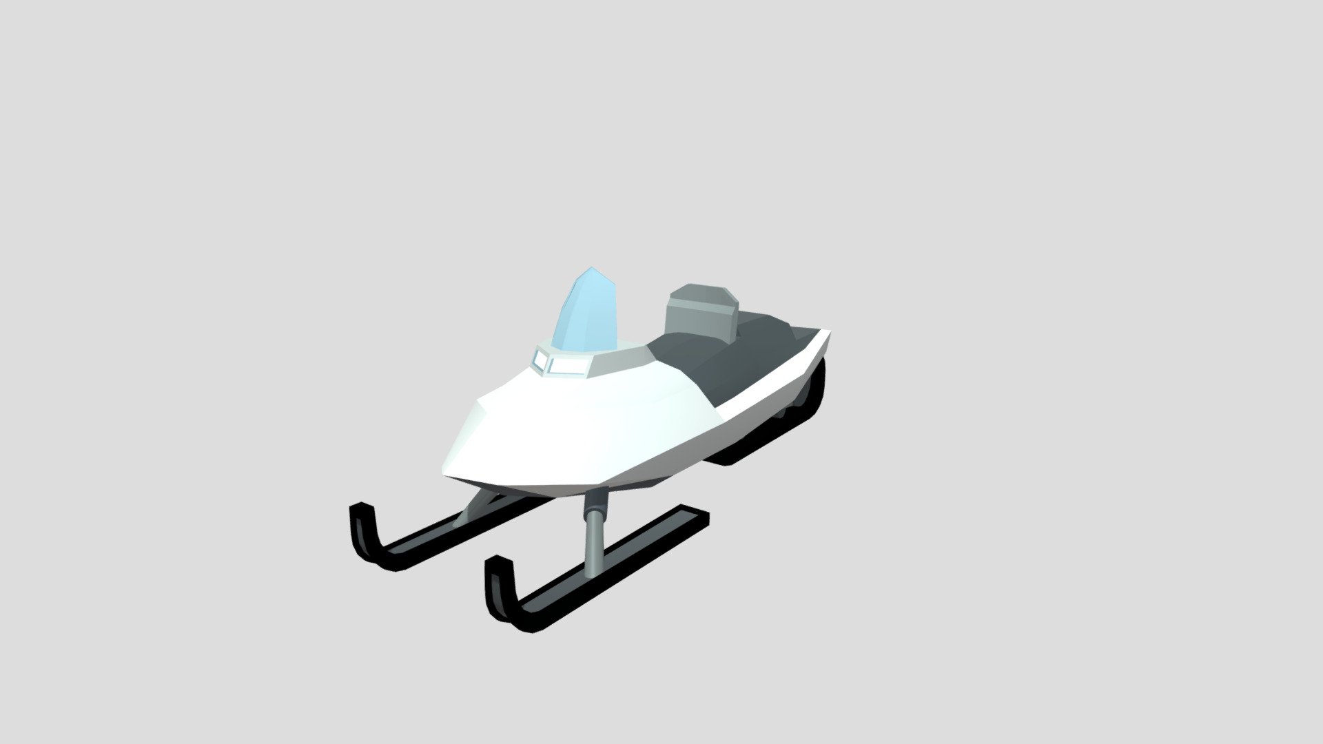 Lowpoly Snowmobile - Download Free 3D model by Autumn Flowers ...