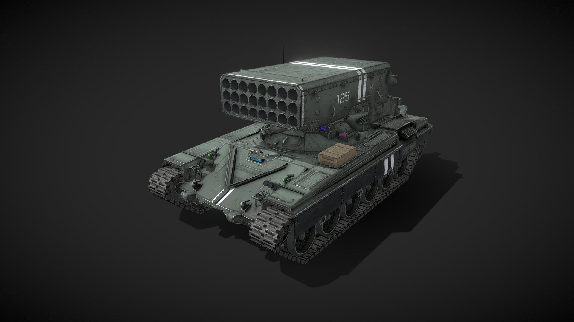 TOS-1A Heavy Flamethrower - 3D model by spacelynxcanfly [7357afe ...
